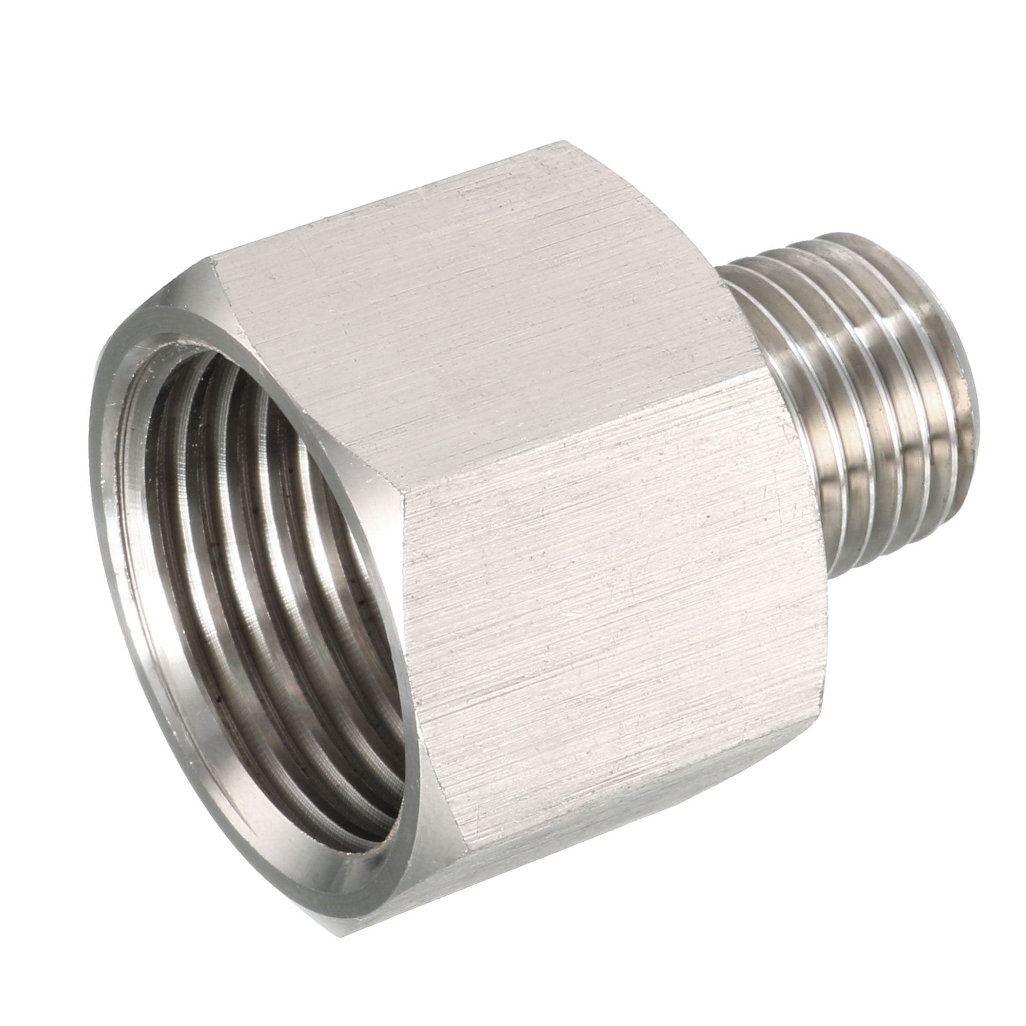 Pipe Fitting Adapter Male to Female Thread Stainless Steel Hex Bushing ...