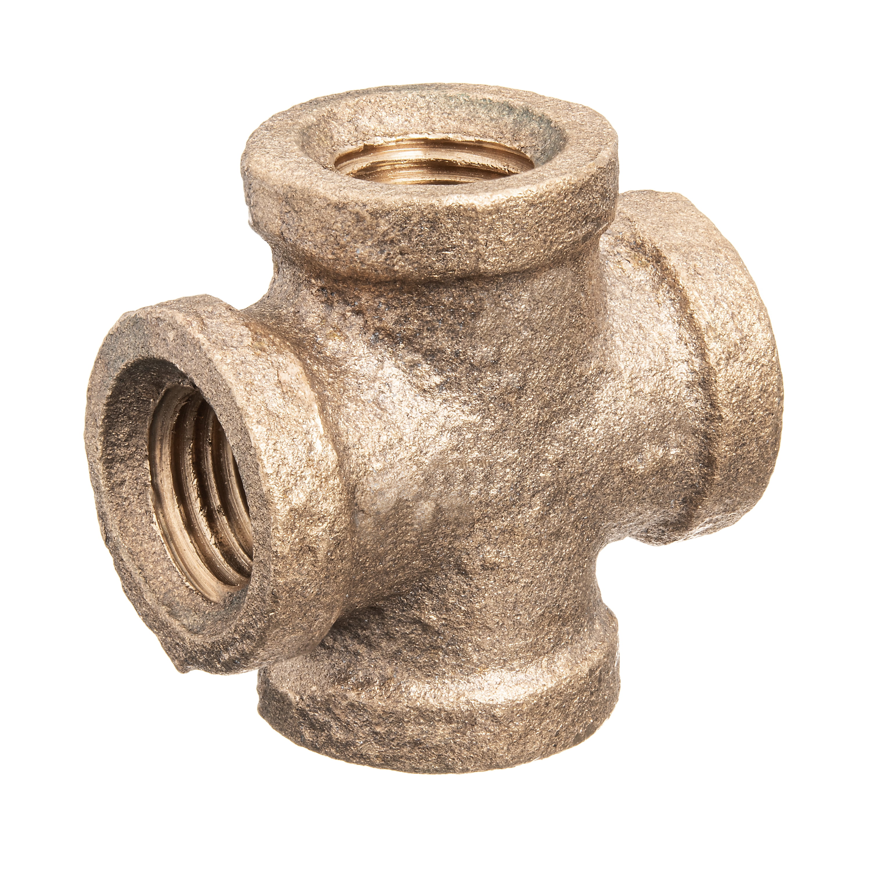 Pipe Fitting - Brass - Class 125 - Cross - 3" NPT Female - Walmart.com