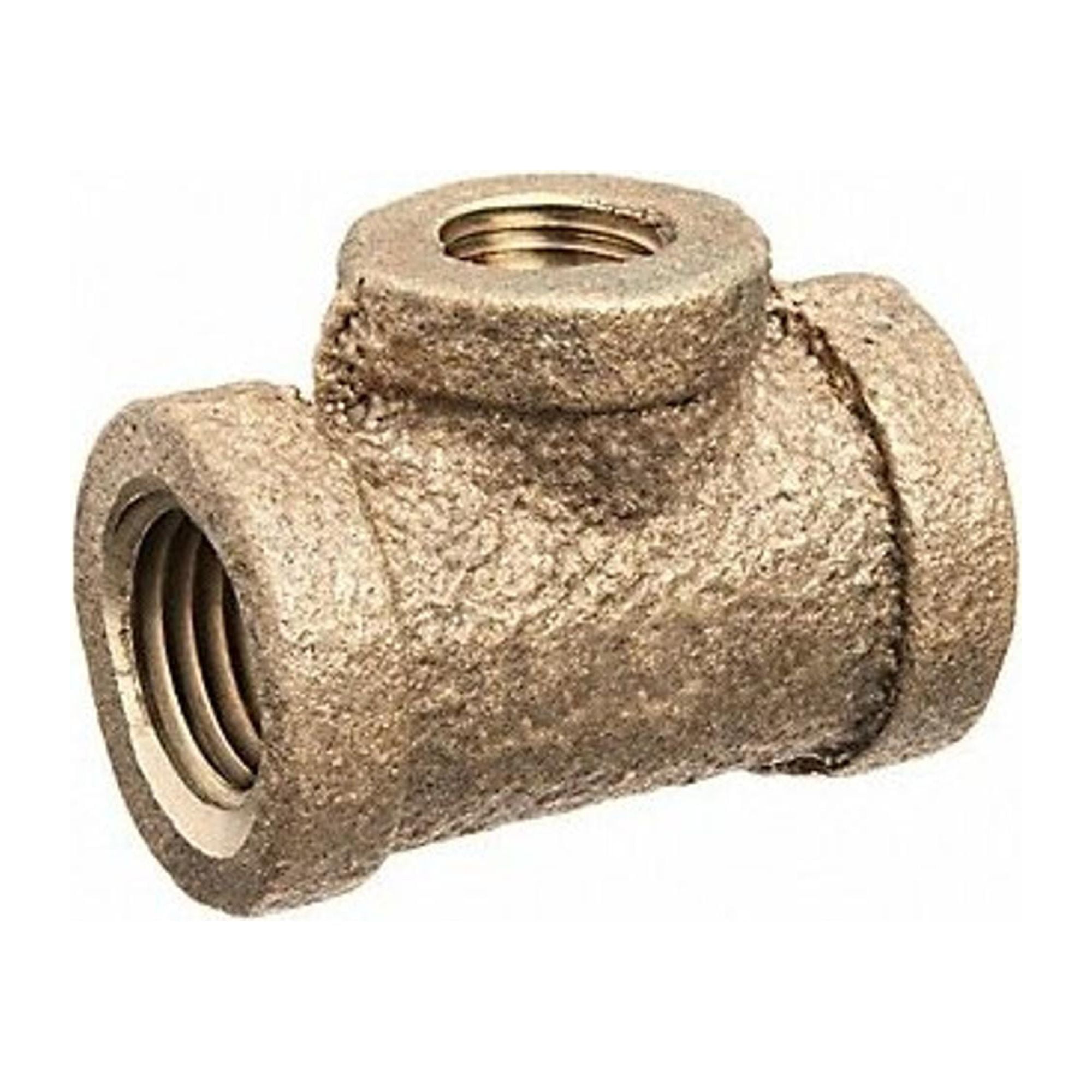 Pipe Fitting - Brass - Class 125 - Reducing Branch Tee - 1" x 1/4" NPT Female - Walmart.com