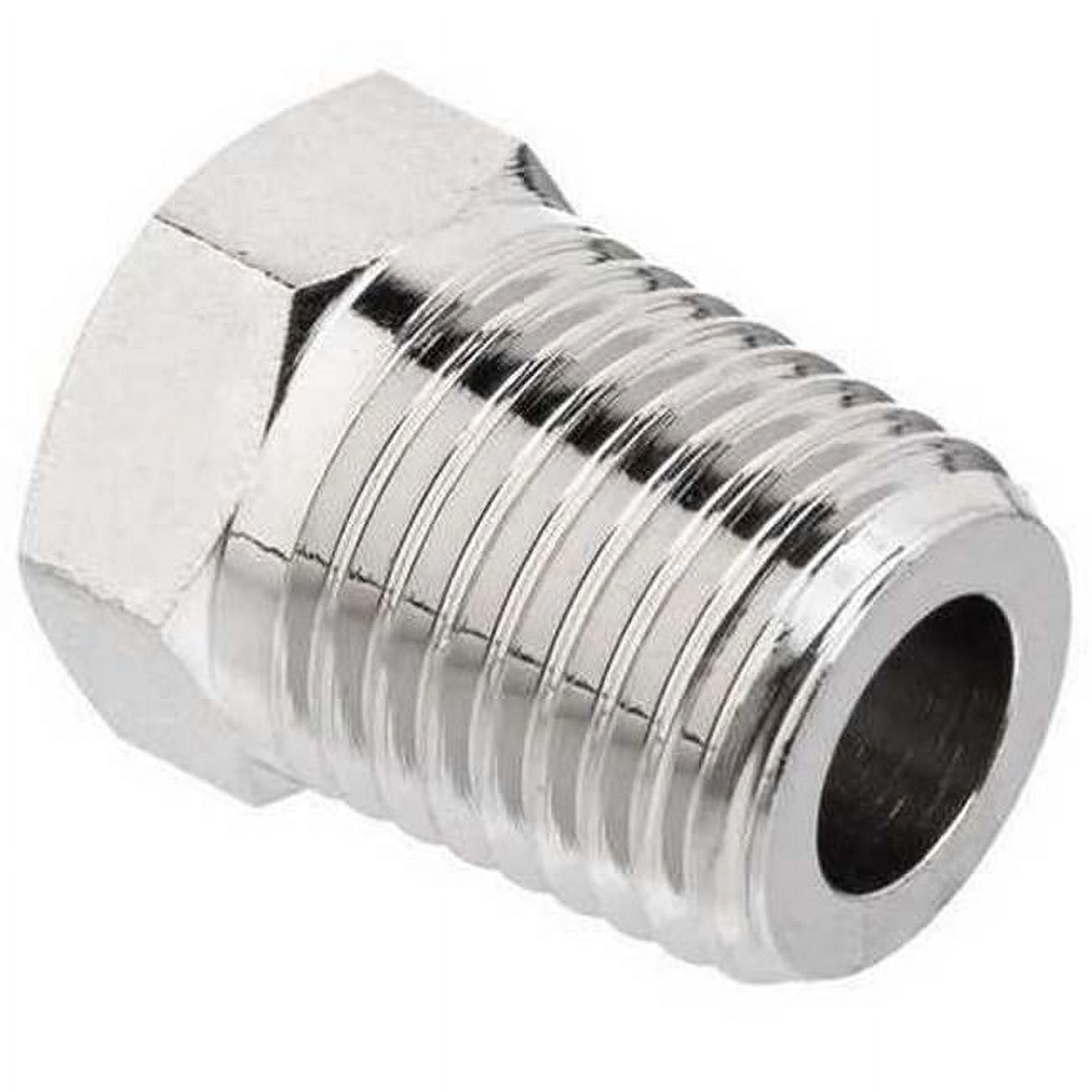 Pipe Fitting - Brass (Nickel-Plated) - Class 1,000 - Hex Bushing - 1/2 ...