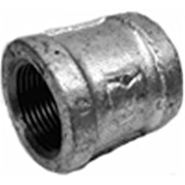 Pipe Fitting, Galvanized Coupling With Stop, 1/4", B & K, 511-201HN ...