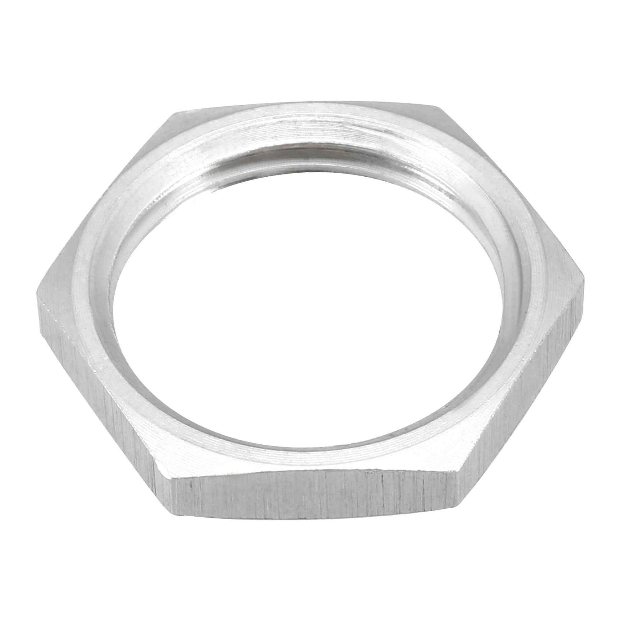 Pipe Fitting Hex Locknut SUS304 Stainless Steel G1/2" Female Threaded ...