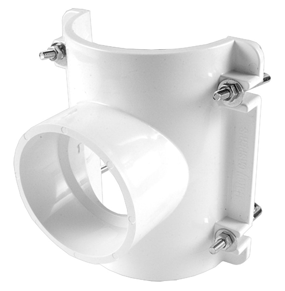 Pipe Fitting, Pvc Saddle Tee Kit, 4 X 3", Oatey, 43793 - Walmart.com