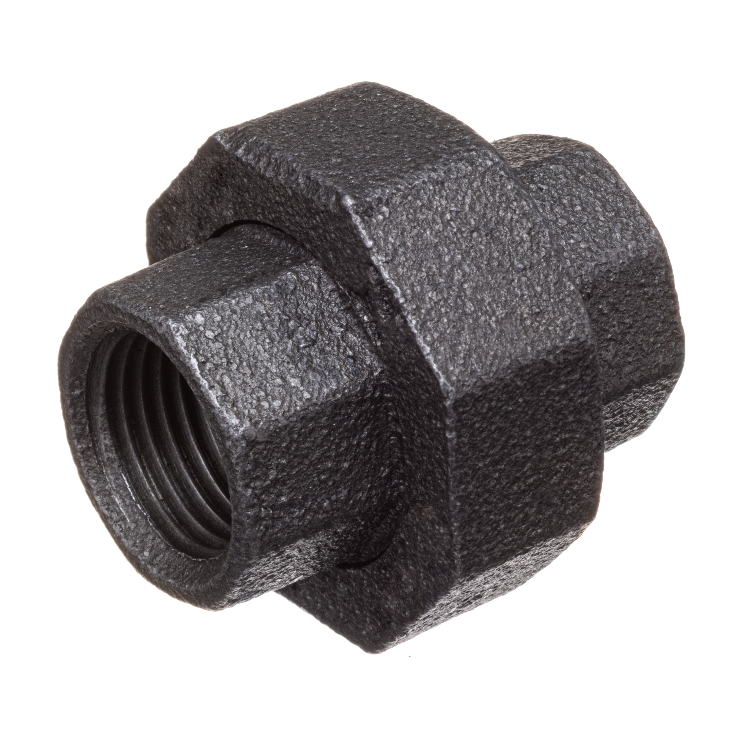 Pipe Fittings - Black-Coated Malleable Iron - Class 150 - Union - 3/8 ...