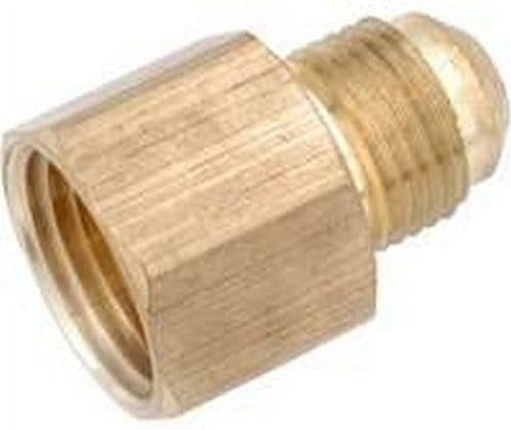 Pipe Fittings, Flare Connector, Lead-Free Brass, 5/8 Flare x 3/4-In ...