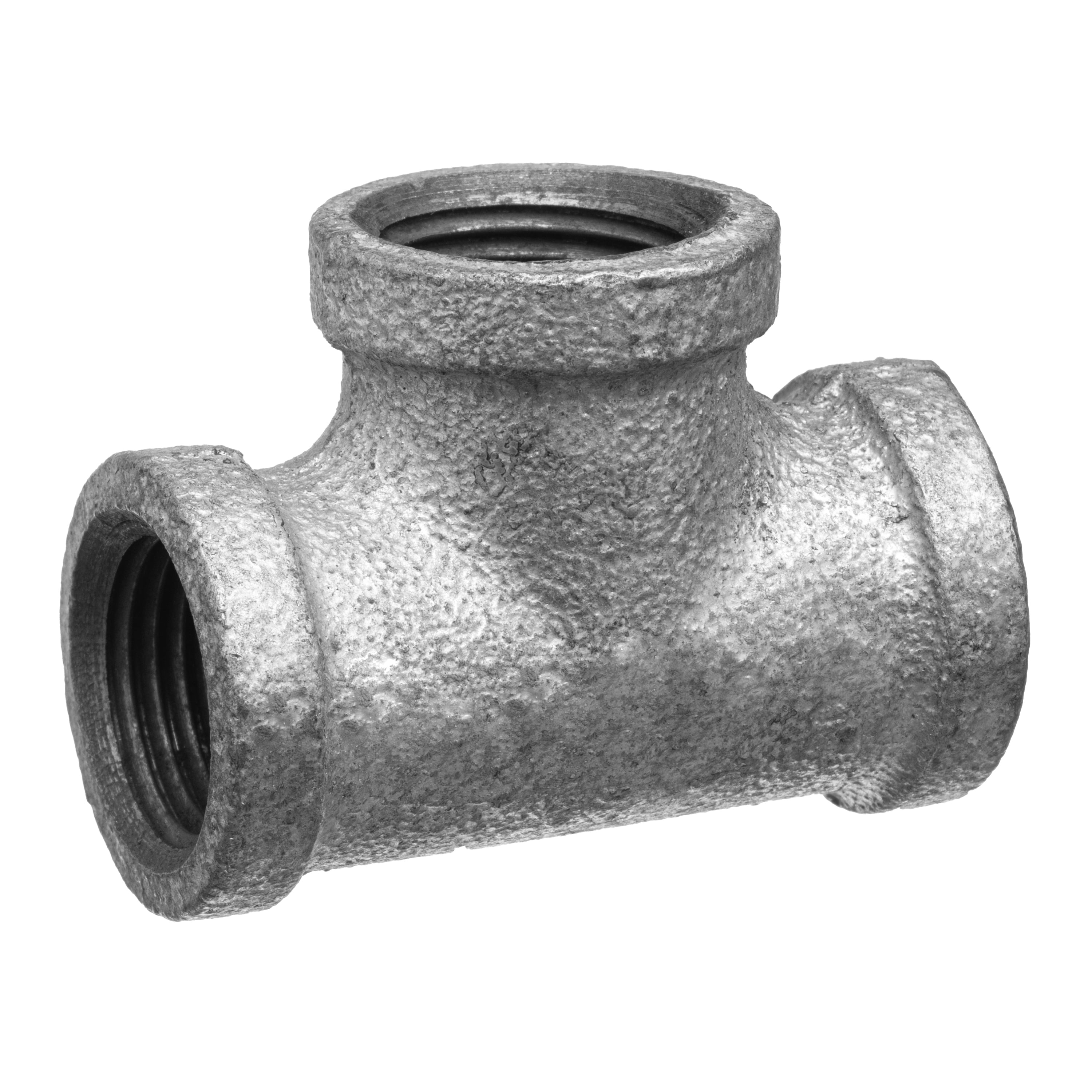 Pipe Fittings - Galvanized Malleable Iron - Class 150 - Tee - 3/4" BSPT Female - Walmart.com