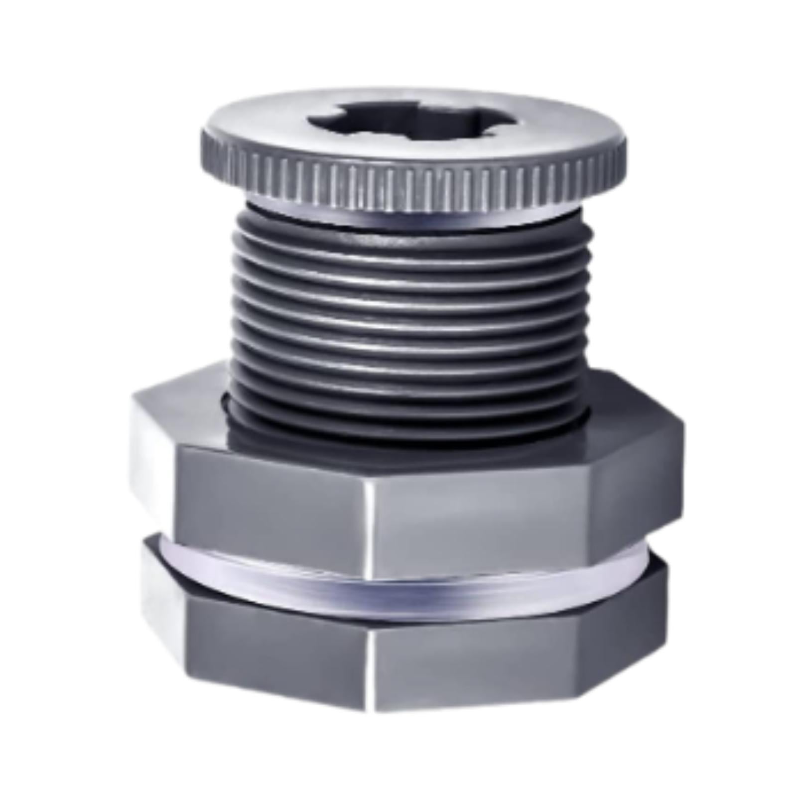 Pipe Fittings Garden Hose Fitting Bulkhead Adapter with Thick Silicone ...