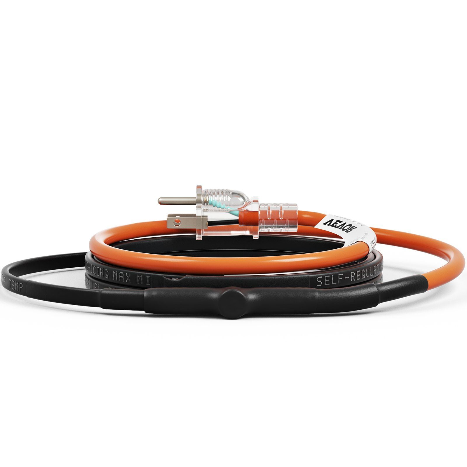 Pipe Freeze Protection Heating Cable, 6ft 5W/ft Self-Regulating, 120V ...