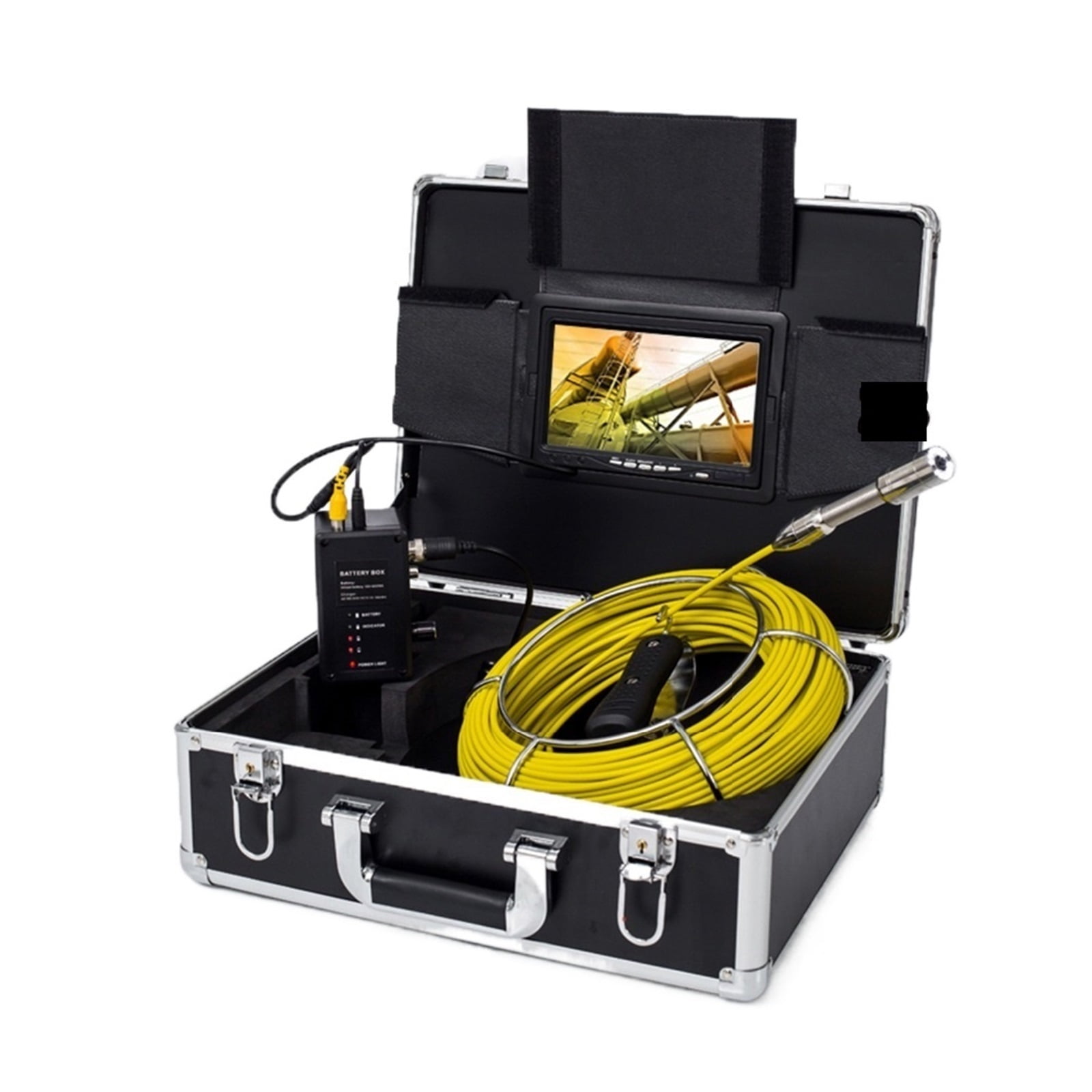 Pipe Inspection Camera DVR 7" Monitor HD 1080P 8GB 20/30/50/100M ...