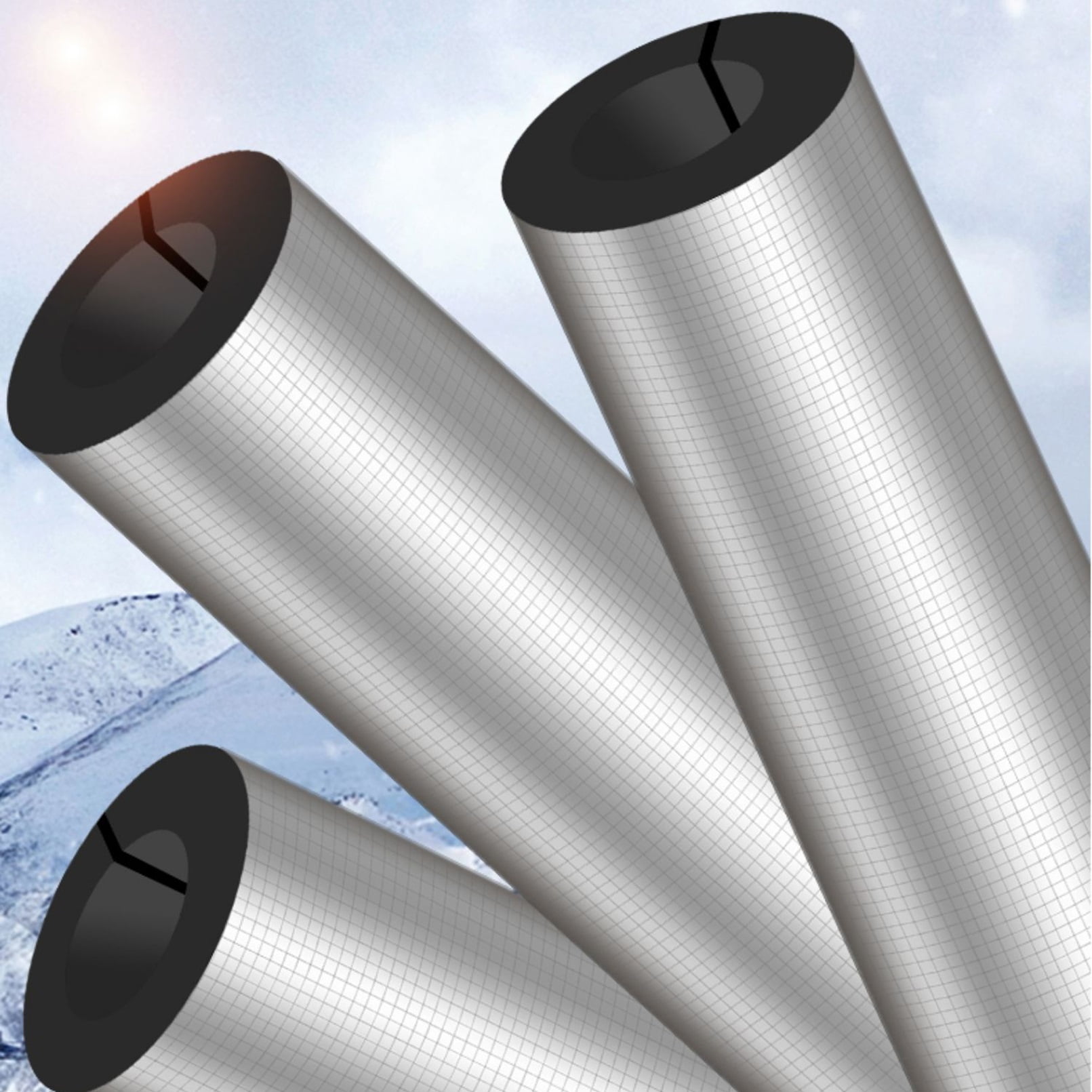 Pipe Insulation Foam Tube, Insulating Foam Pipe Covers, Self Adhesive ...