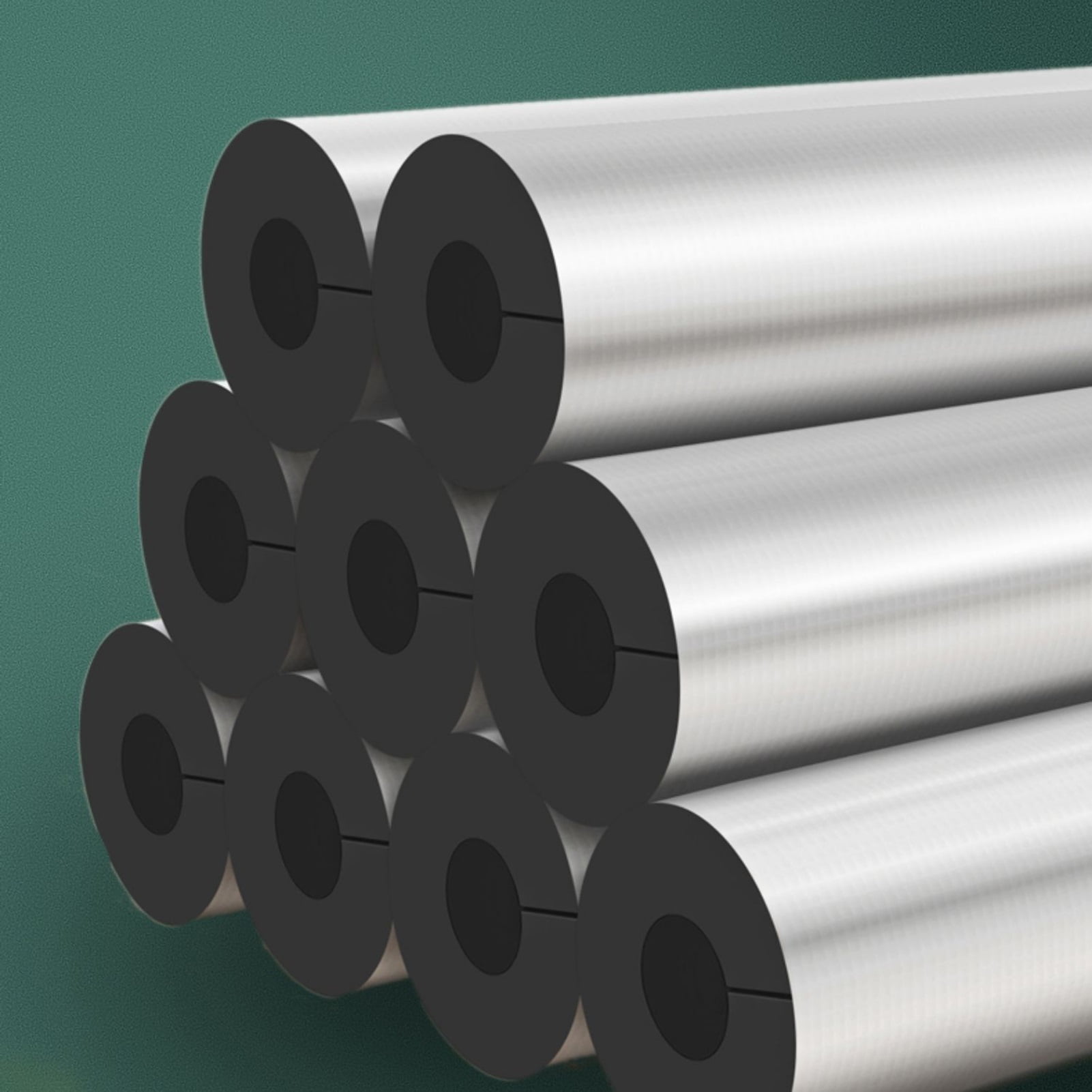Pipe Insulation Foam Tube, Outdoor Water Pipe Insulation, ID 22/27/34 ...