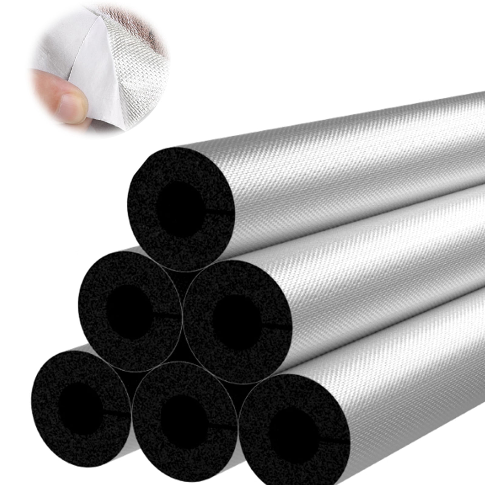 Pipe Insulation Foam Tube, Self Adhesive Pipe Wrap Foam Tube, with ...
