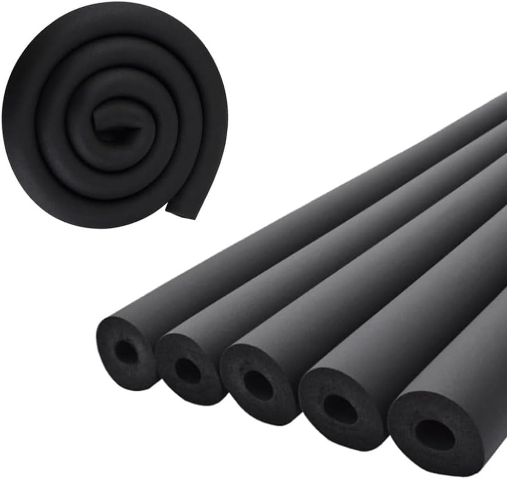 Pipe Insulation Tubing (2-3/8" x 3/8" x 6FT), 2-3/8" ID Pipe Insulation ...