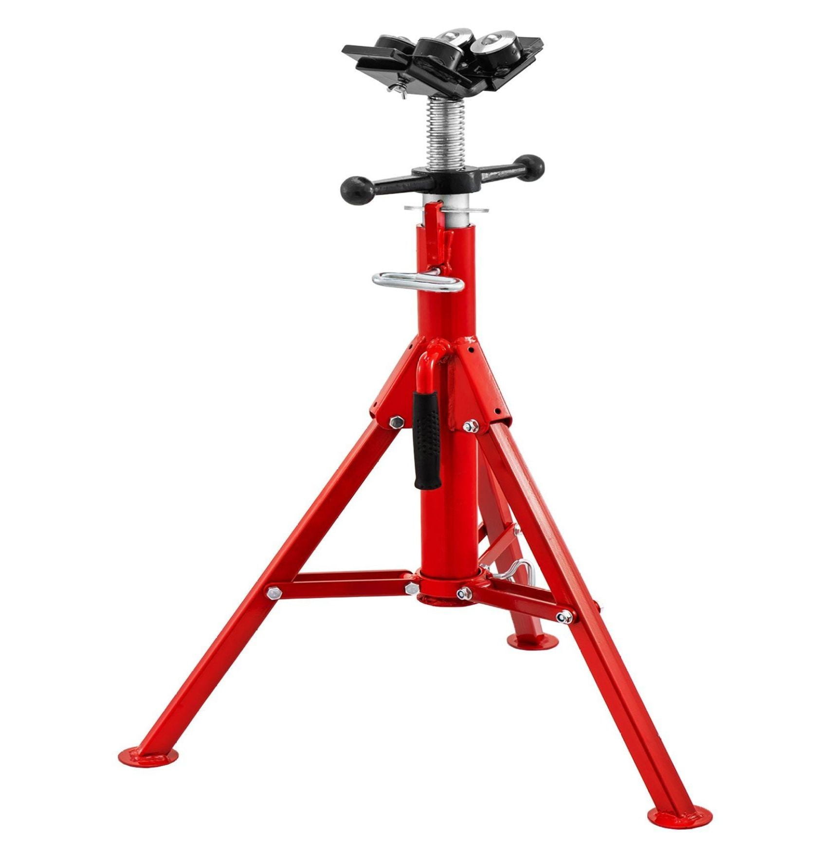Pipe Jack Stand 1500LB Welding Stand with V-Head & Folding Legs ...