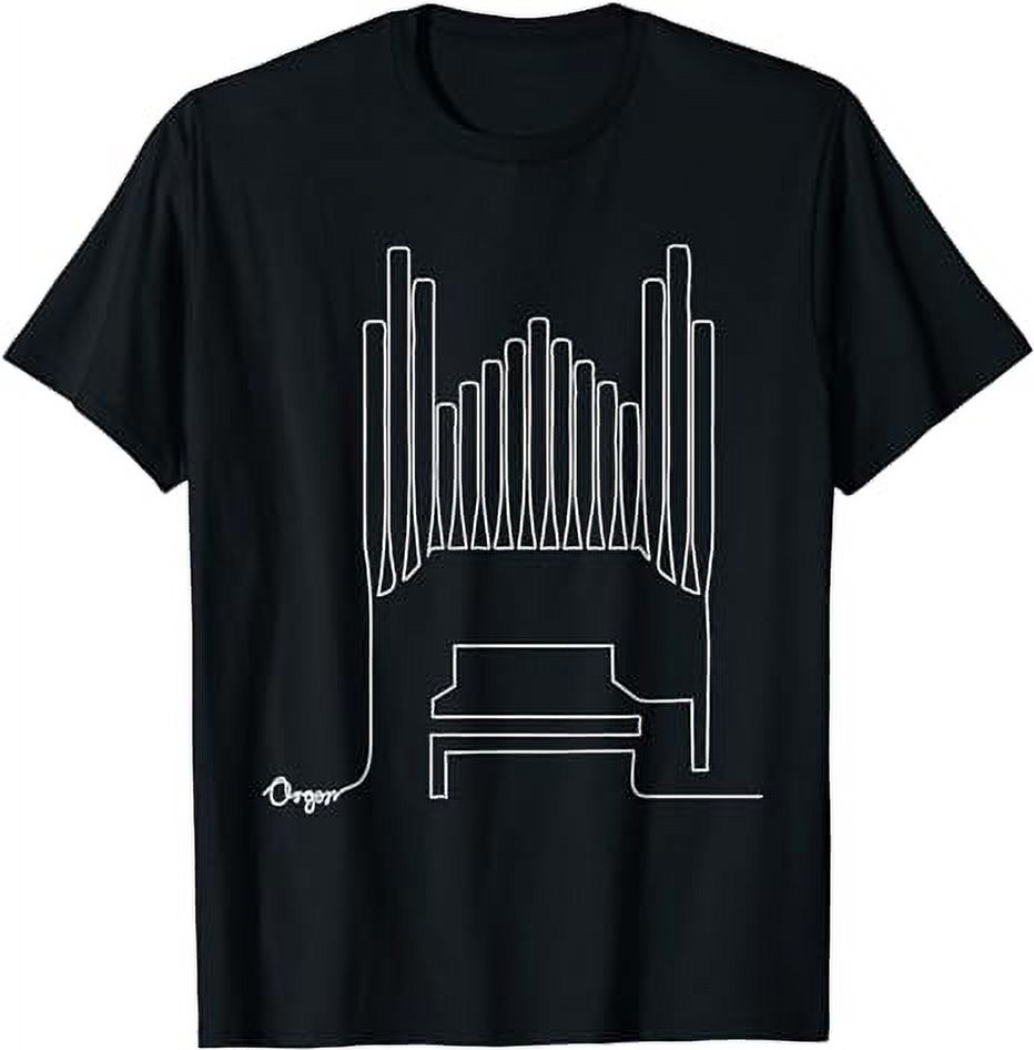 Pipe Organ Player Minimalist - Church Organ Player T-Shirt - Walmart.com