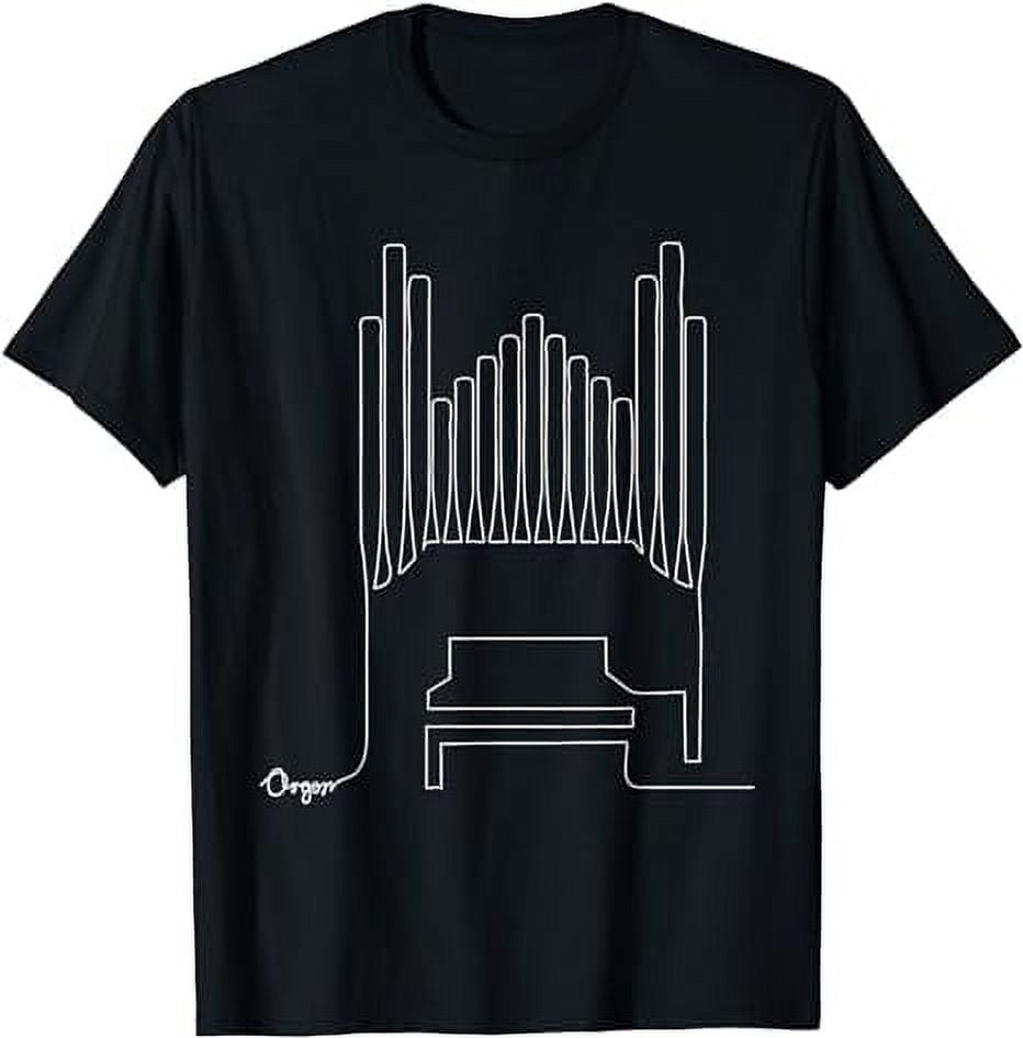 Pipe Organ Player Minimalist - Church Organ Player T-Shirt - Walmart.com