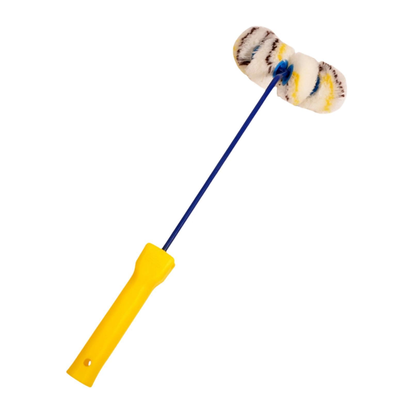 Pipe Paint Roller Curved Pipe Painter Tube Roller Brush with 4 Wheel ...