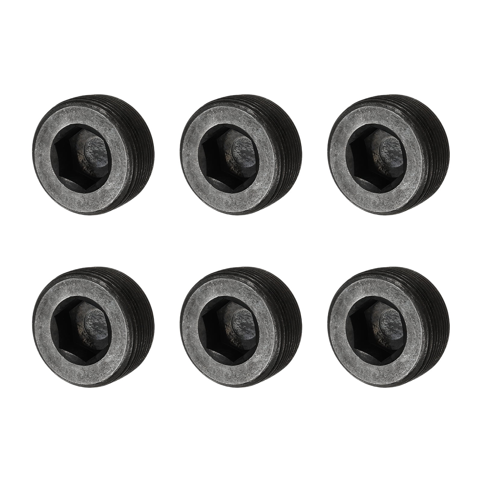 Pipe Plug Carbon Steel Internal Hex Thread Socket - 1-1/2 Inch NPT Male ...