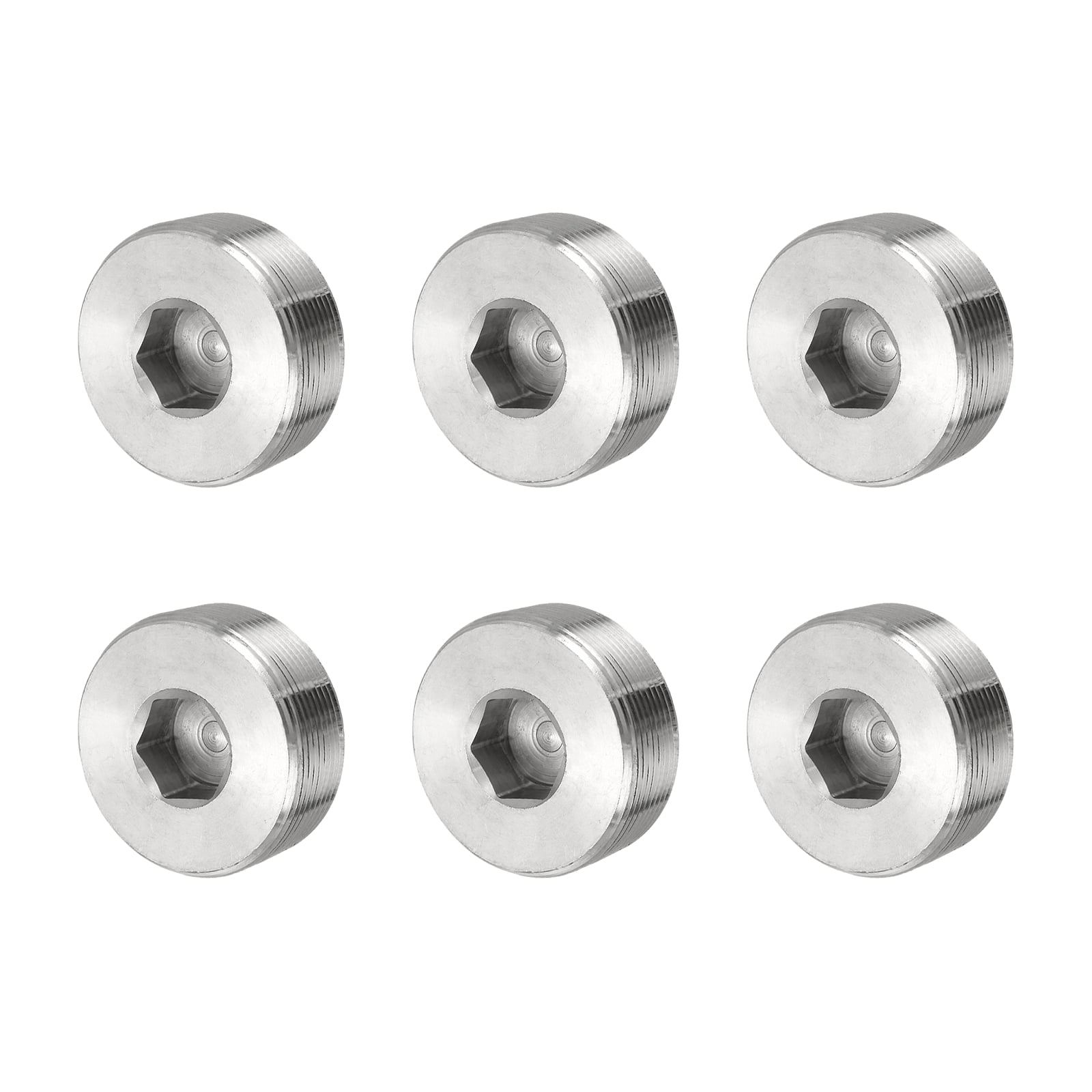 Pipe Plug Stainless Steel Internal Hex Thread Socket - 2 Inch NPT Male ...