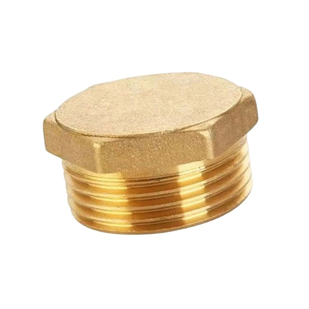 Pipe Plumbing Fitting Adapters Male Thread Brass Pipe Hexagonal Head ...