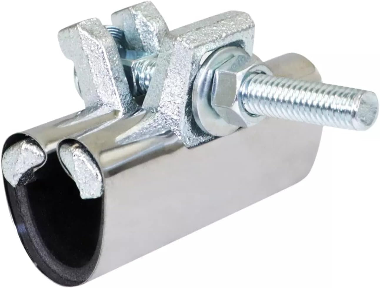 Pipe Repair Clamp, 3/4 in. x 3 in., Stainless Steel, Single Bolt IPS ...