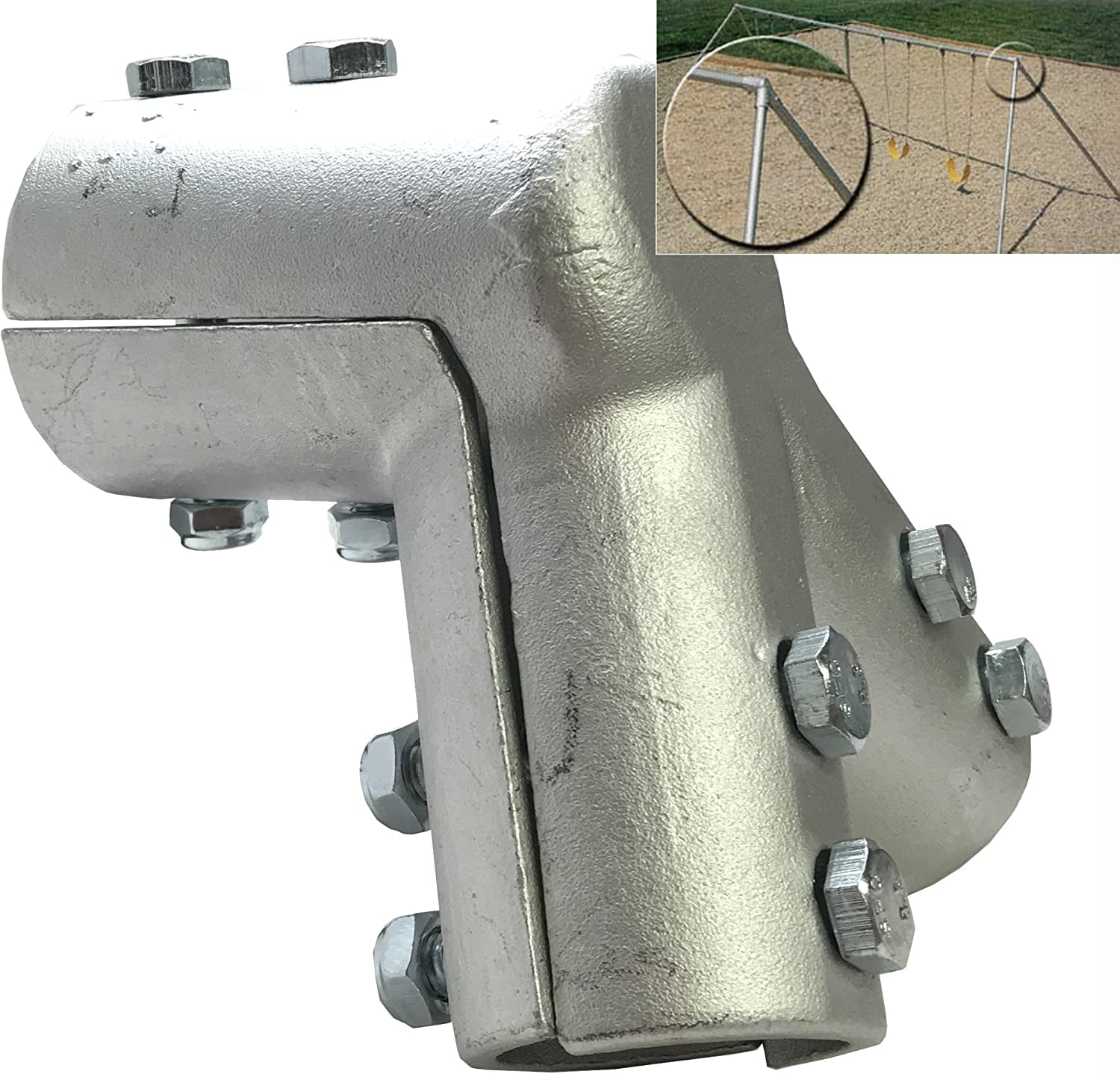 Pipe Swing Set End Frames (2) - Double End V - Walmart.com