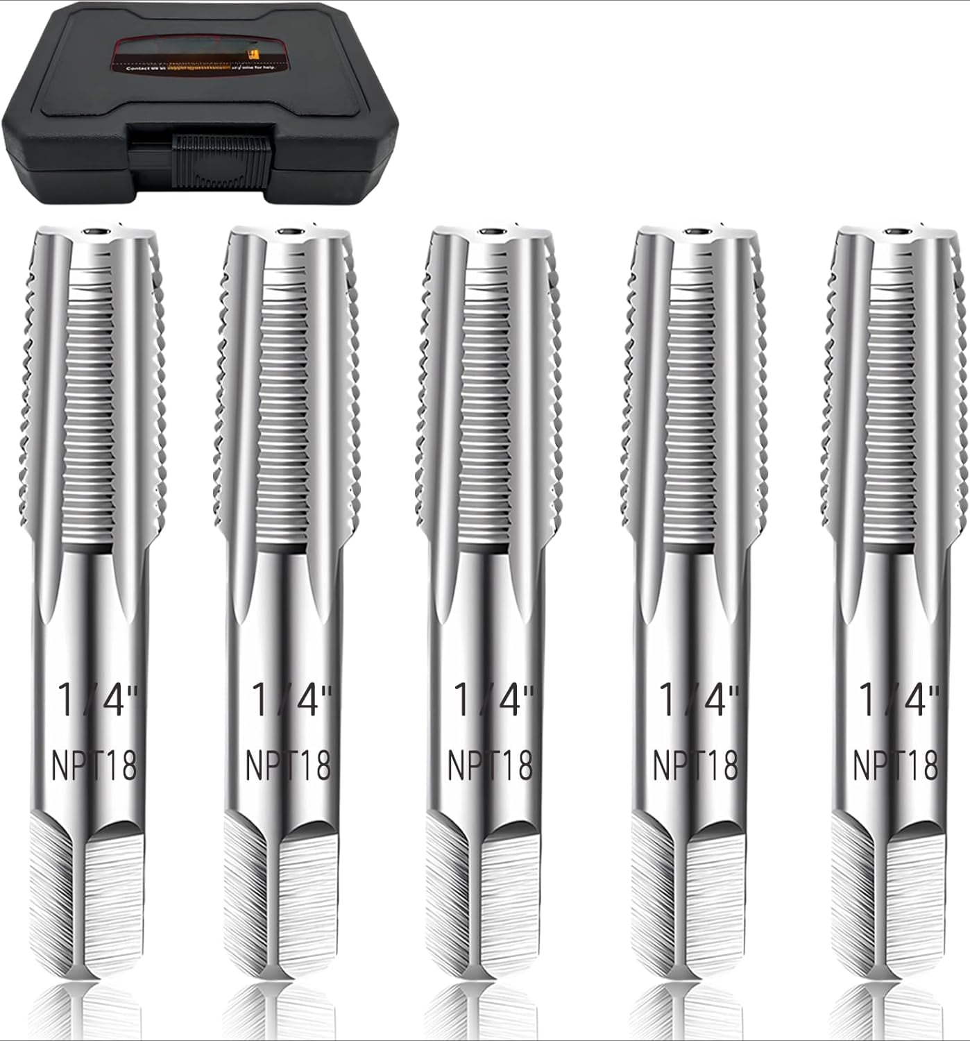 Pipe Tap Set, Precision Carbon Steel NPT Tap Set for Clean Accurate ...