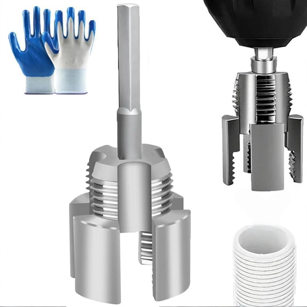 Pipe Tapping and Threading Tool Dual-Specification Compatible, PVC Pipe ...