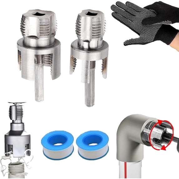 Pipe Tapping and Threading Tool, Integrated Internal & External Pipe ...