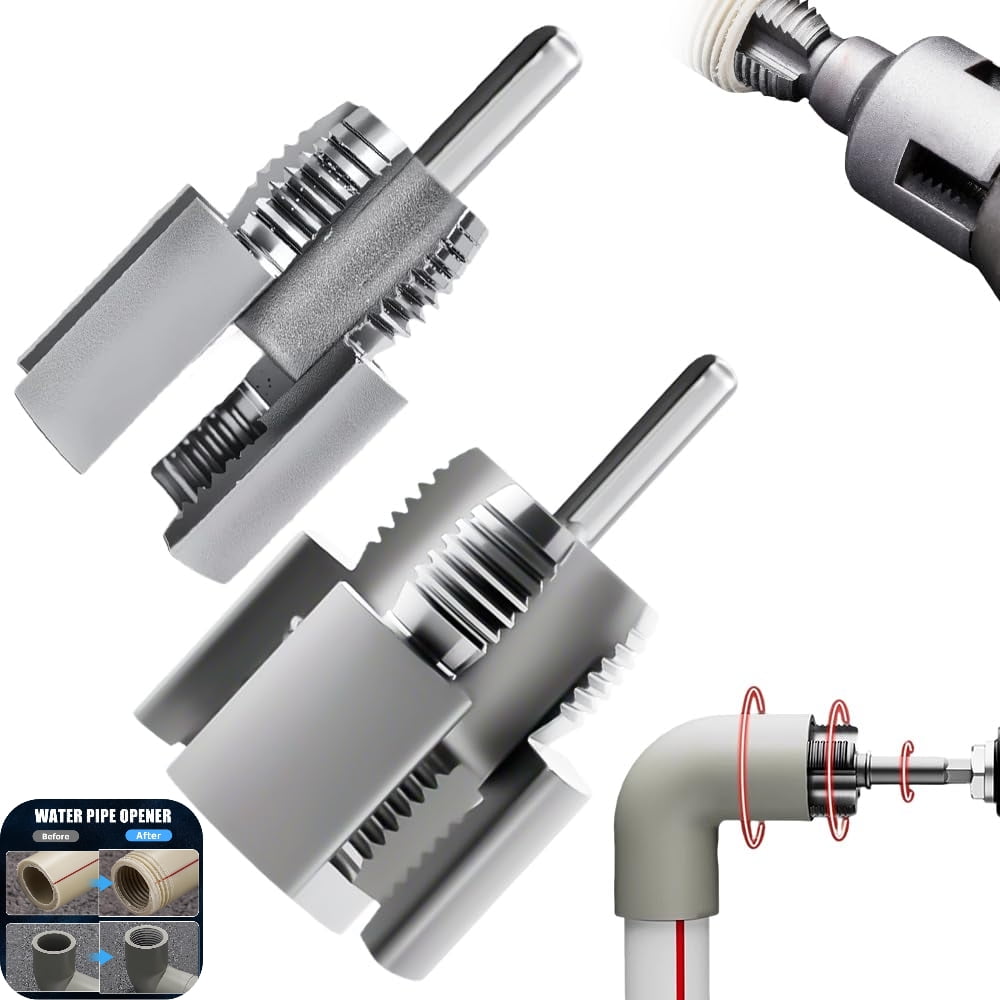 Pipe Thread Cutting Tool, 1/2'' and 3/4'' Water Pipe Internal and ...
