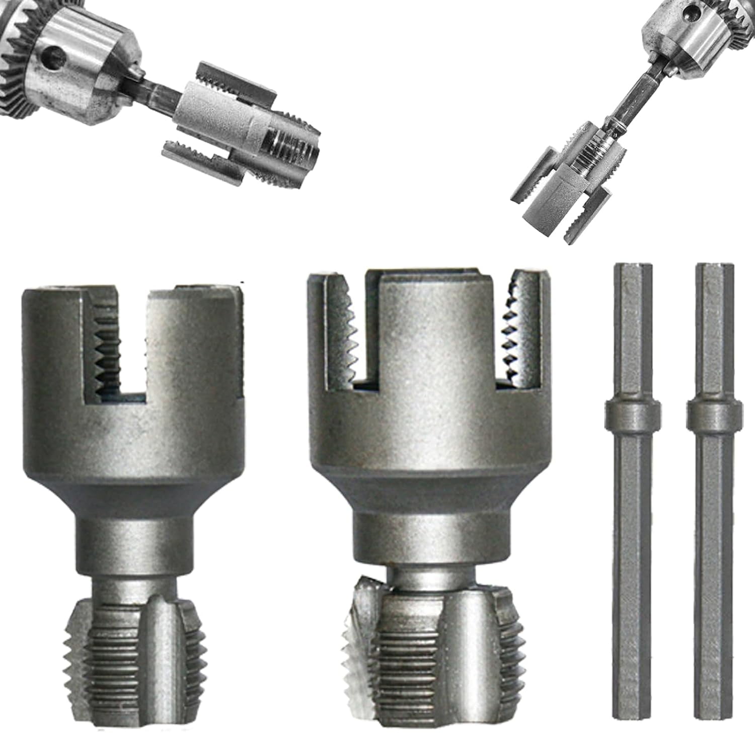 Pipe Thread Cutting Tool, Electric Drill Compatible Pvc Pipe Threader ...