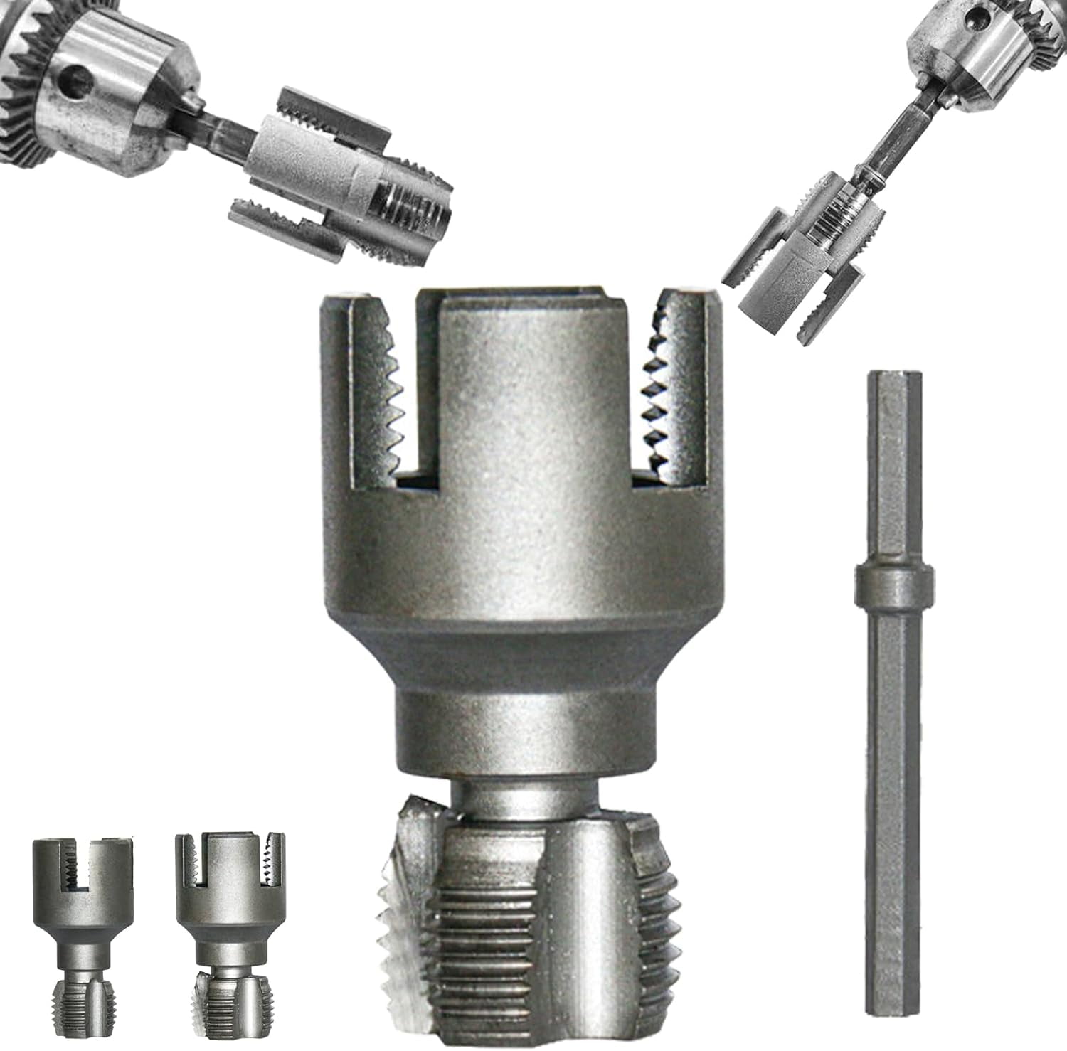 Pipe Thread Cutting Tool, Electric Drill Compatible Pvc Pipe Threader ...