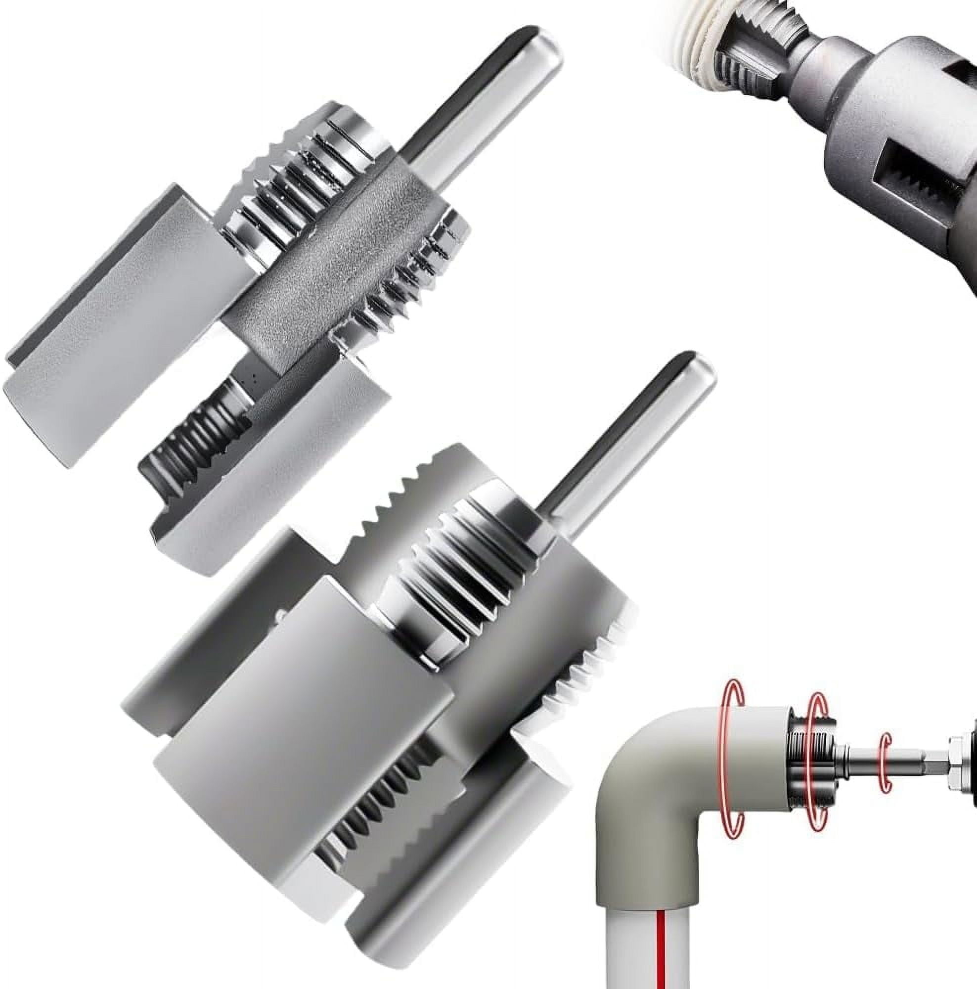 Pipe Thread Cutting Tool,Integrated Internal & External Pipe Threading Tool, Dual-Function Pipe ...