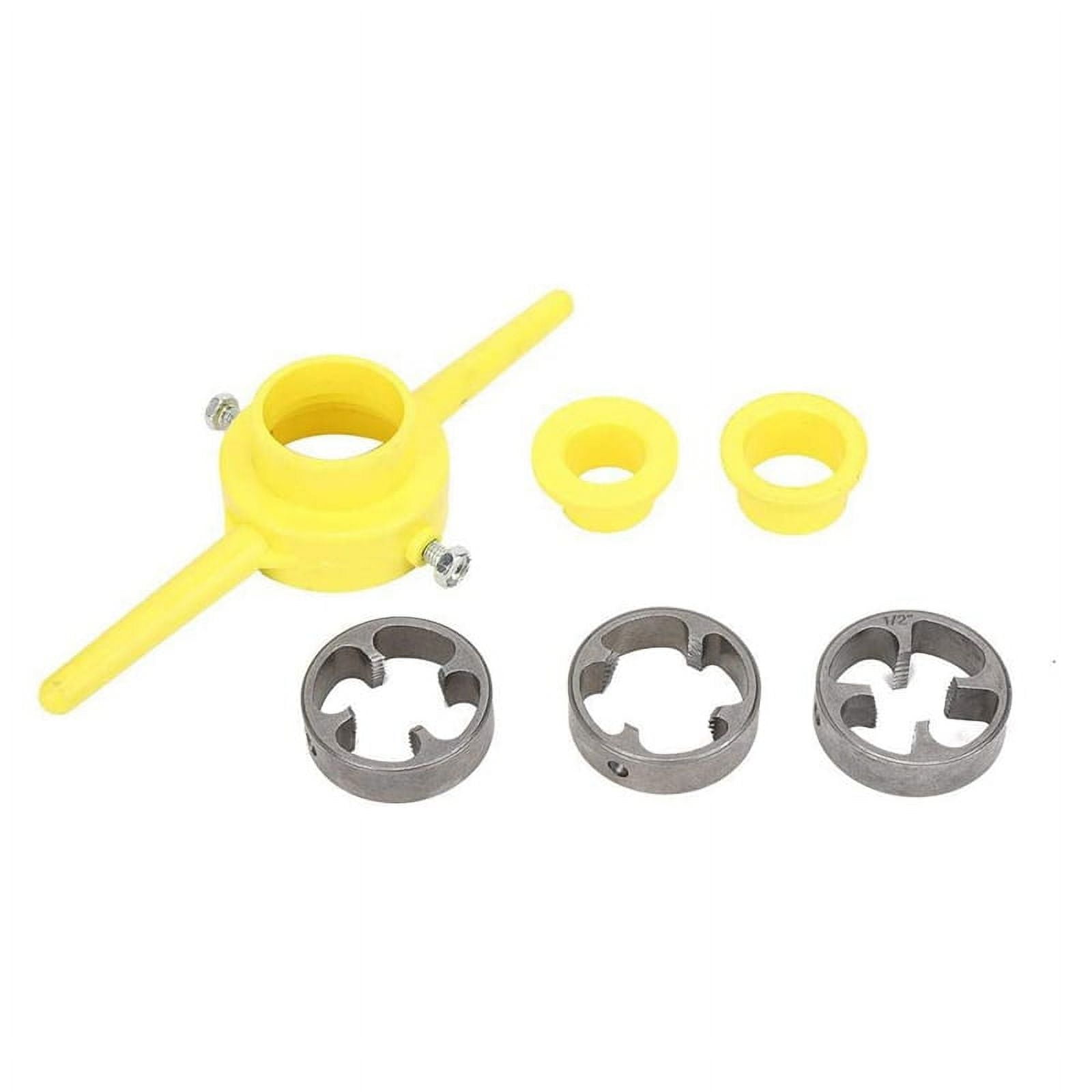 Pipe Thread Cutting Tool PVC Maker NPT Round Set Threader Plumbing Tool ...