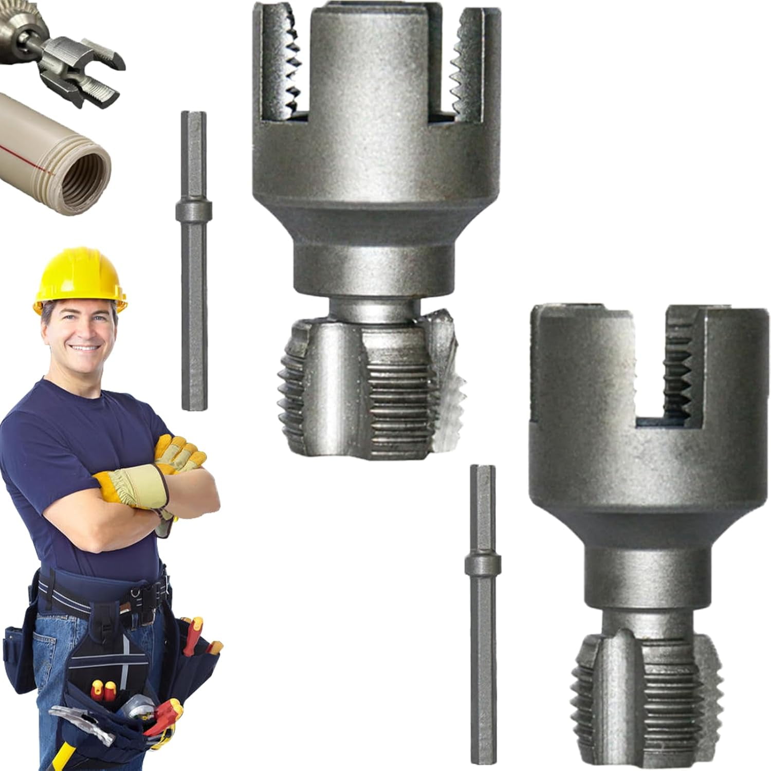 Pipe Thread Cutting Tool, Thread Trimming and Angle Bolt Repair Tool ...