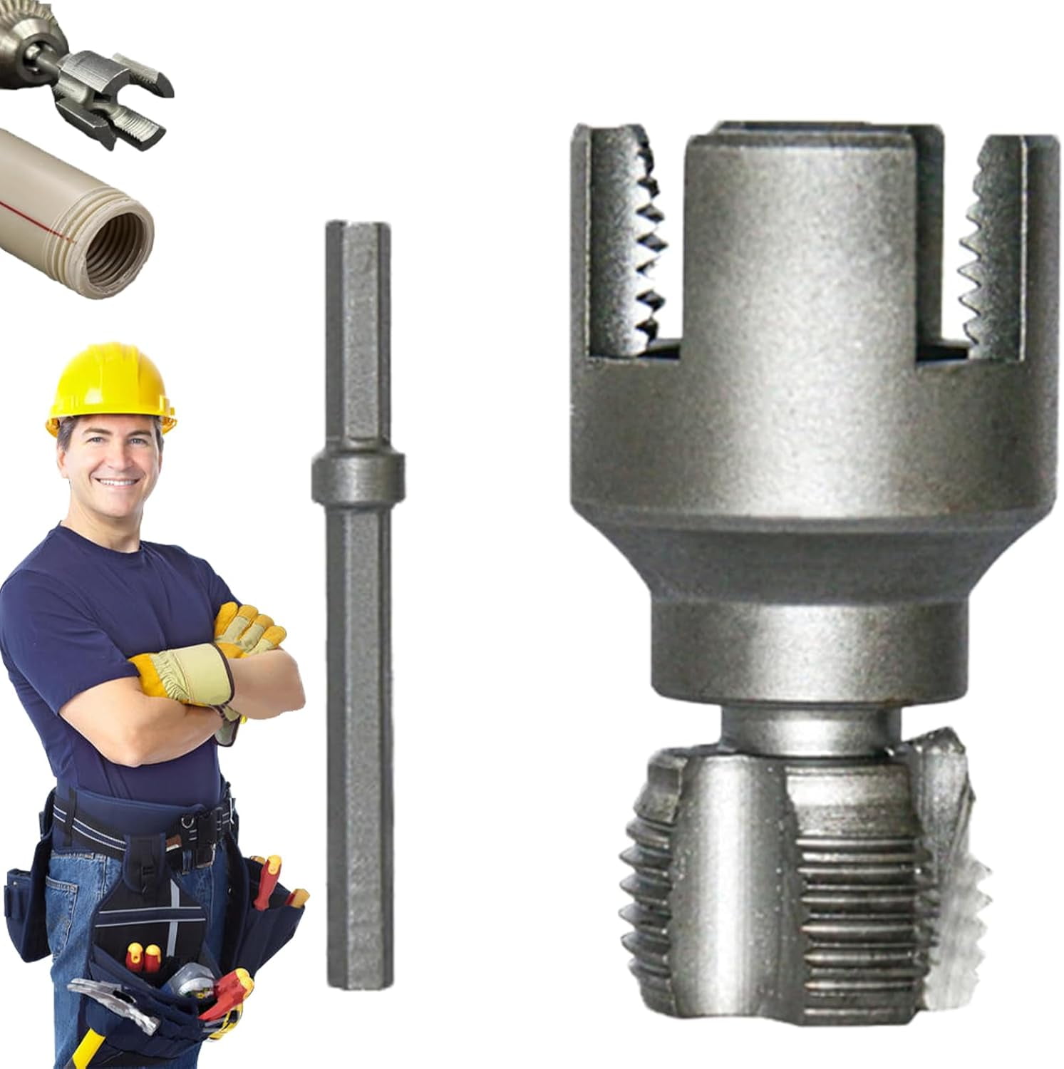 Pipe Thread Cutting Tool, Thread Trimming and Angle Bolt Repair Tool ...