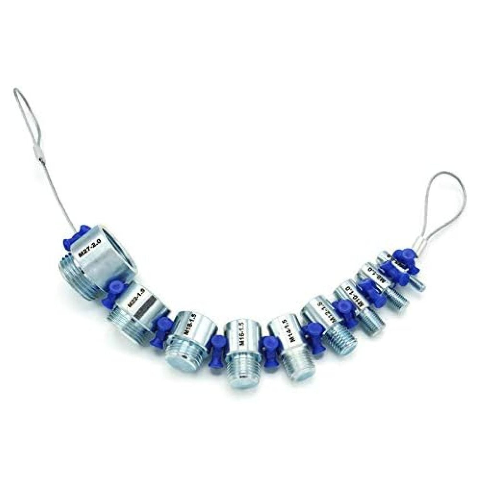 Pipe Thread Gauge ISO Standard Pipe Thread Identifier - Sizes -0.8 to ...