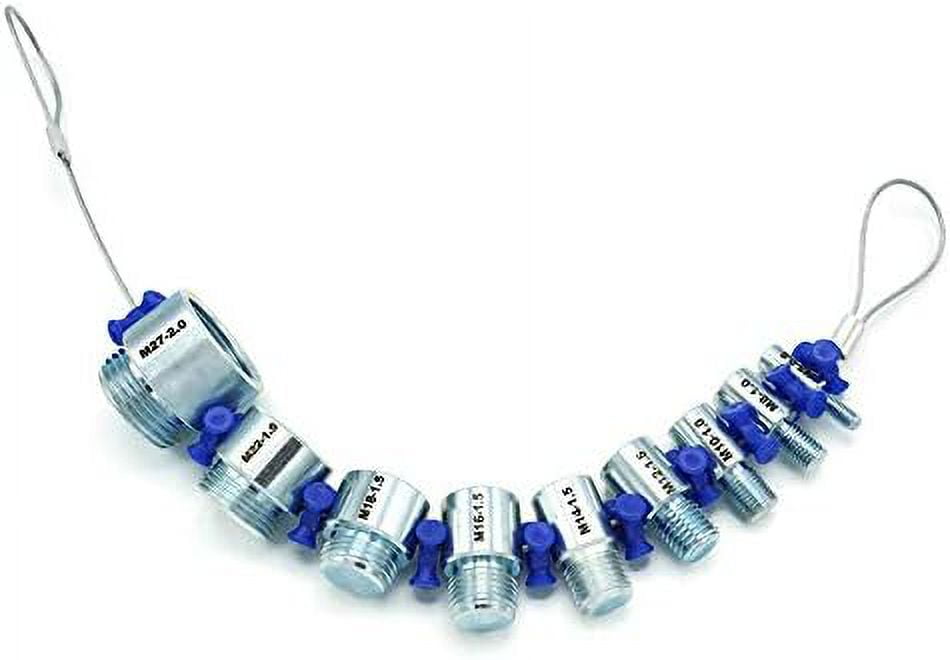 Pipe Thread Gauge ISO Standard Pipe Thread Identifier - Sizes -0.8 to ...