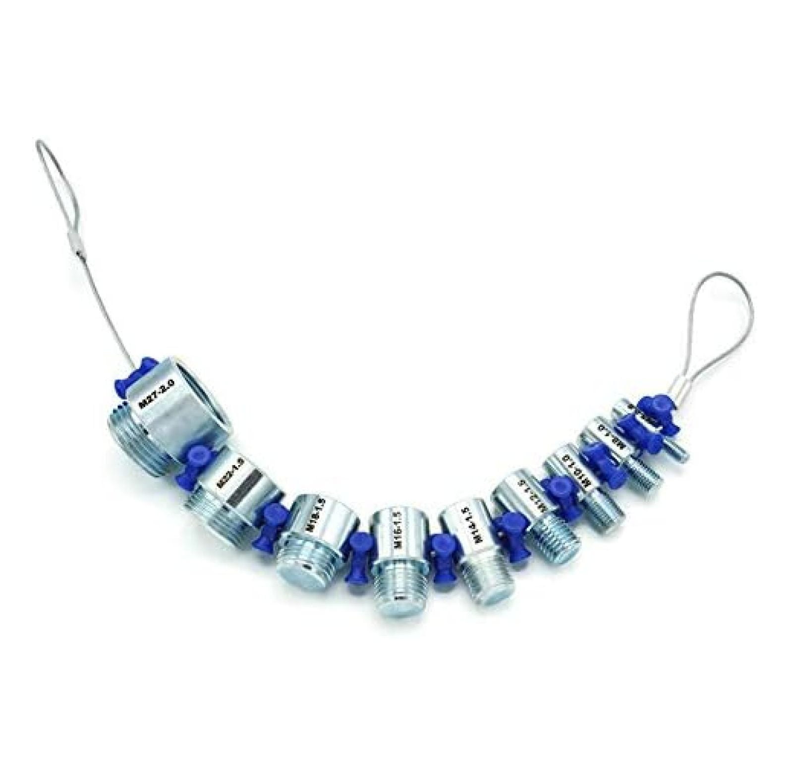 Pipe Thread Gauge ISO Standard Pipe Thread Identifier - Sizes -0.8 to ...