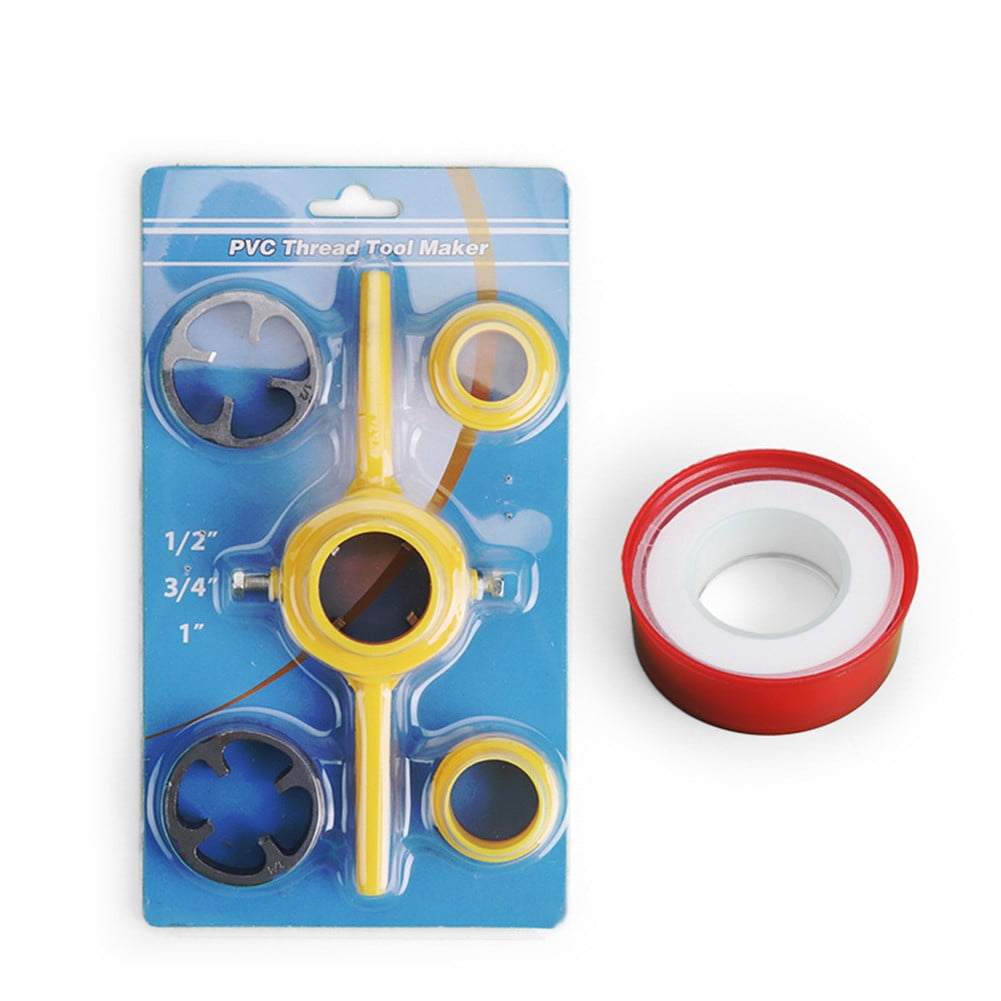 Pipe Thread Making Tool Set PVC Water Pipe Die Threader Maker Pump ...
