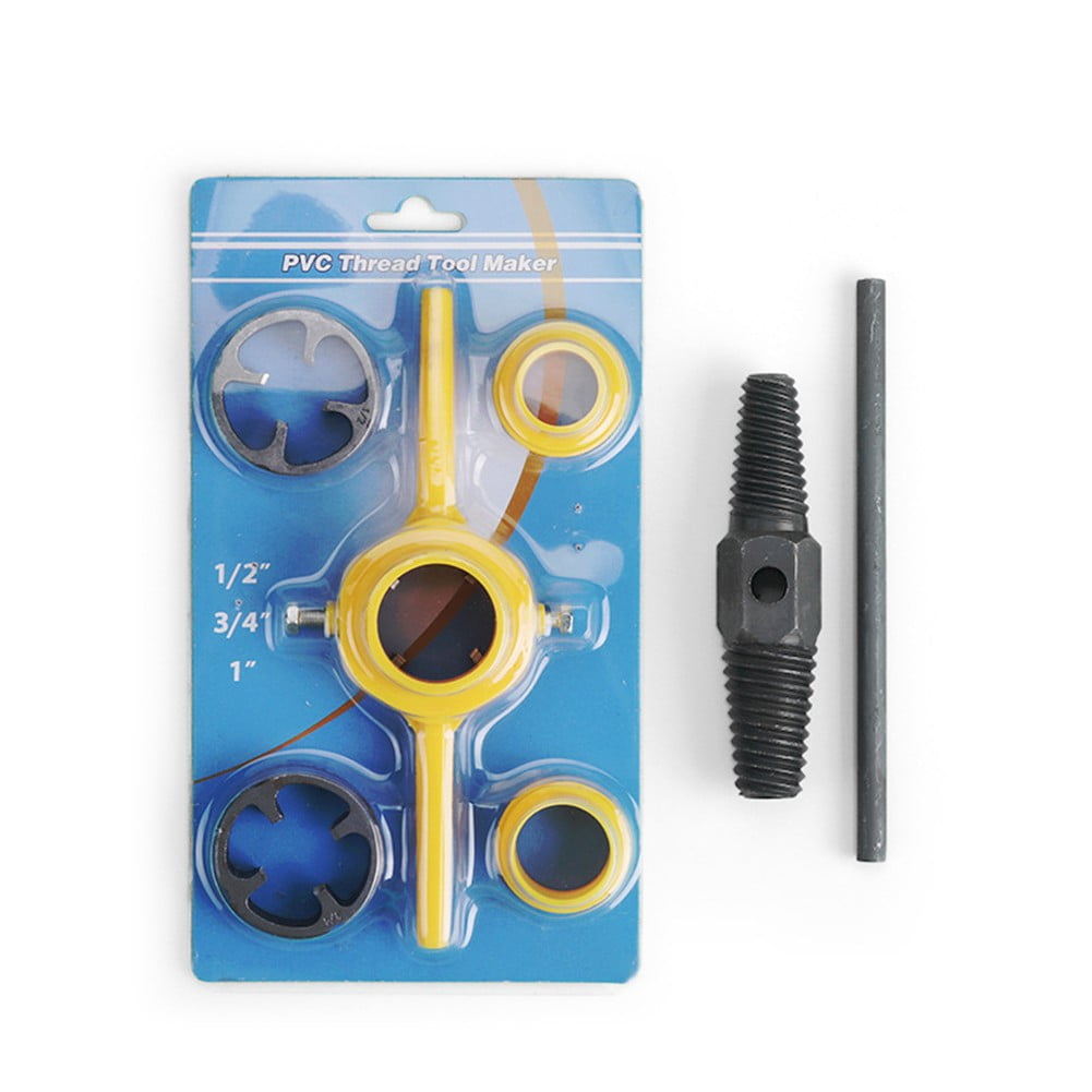 Pipe Thread Making Tool Set Pvc Water Pipe Die Threader Maker Pump ...