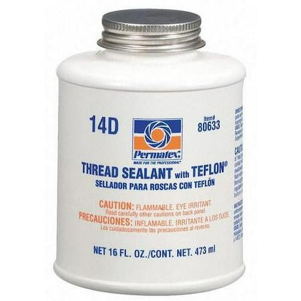 Permatex, Paste PTFE, White Thread Industrial Sealant, 16 fl oz ...