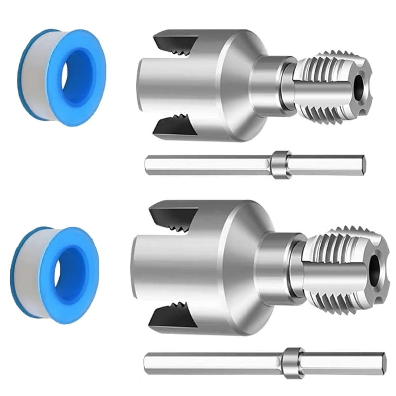 Pipe Threader Kit Pipe Round Die 1/2'' 3/4'' Water Pipe Internal Thread ...
