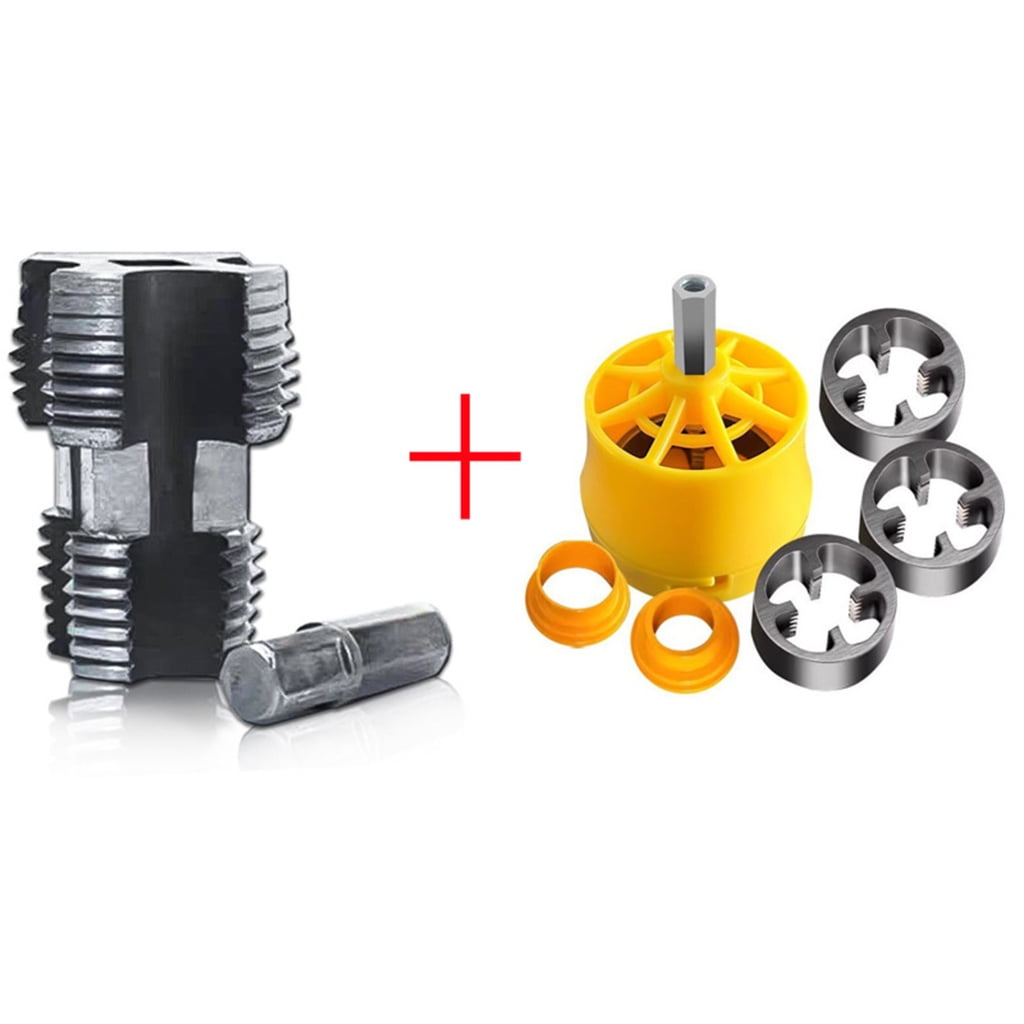 Pipe Threading Attachments PVC Pipe Threader Kit for Electric Drill ...