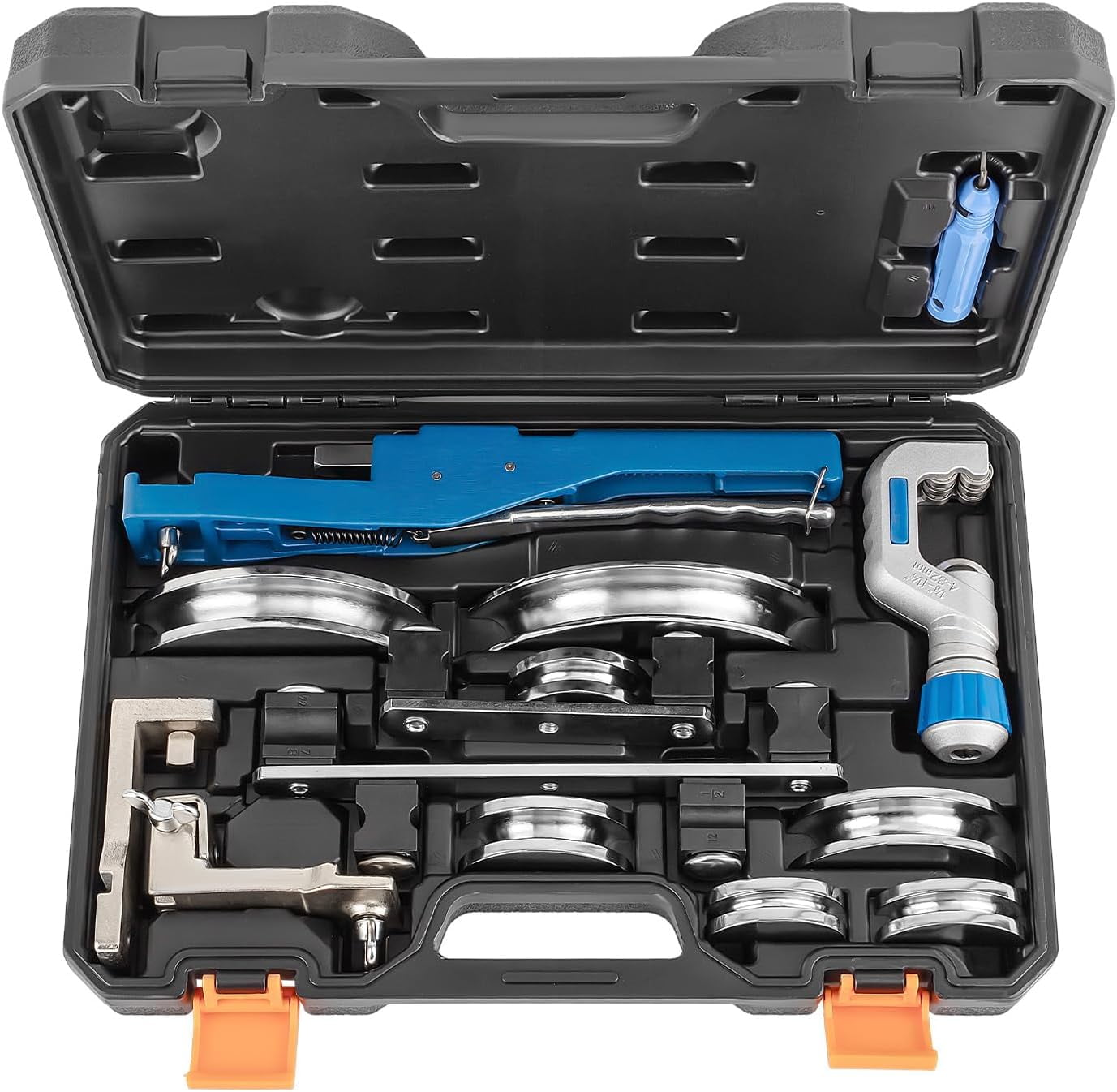 Pipe Tube Bender Set, 1/4" to 7/8" Ratcheting Tubing Bender Kit, 90 ...