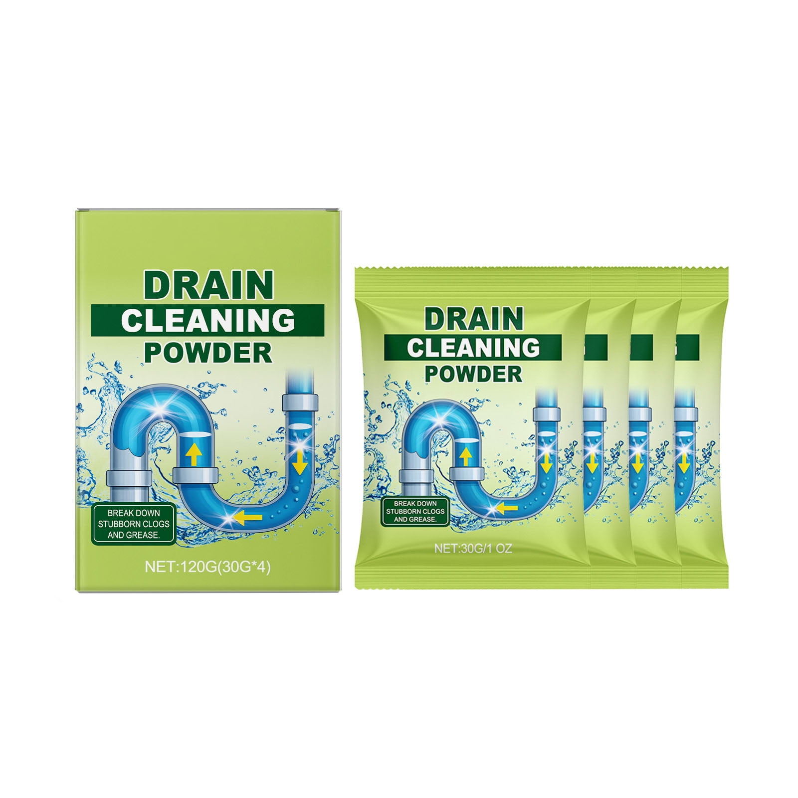 Pipe Unblocking Powder Can Quickly Dissolve Grease And Hair, And Is ...