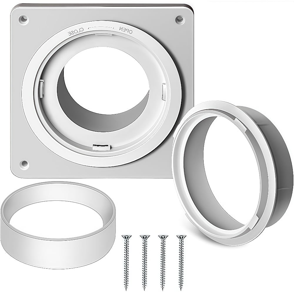 Dryer Vent Connector Kit, Pipe Vent Connector Dryer Vent Wall Plate ...