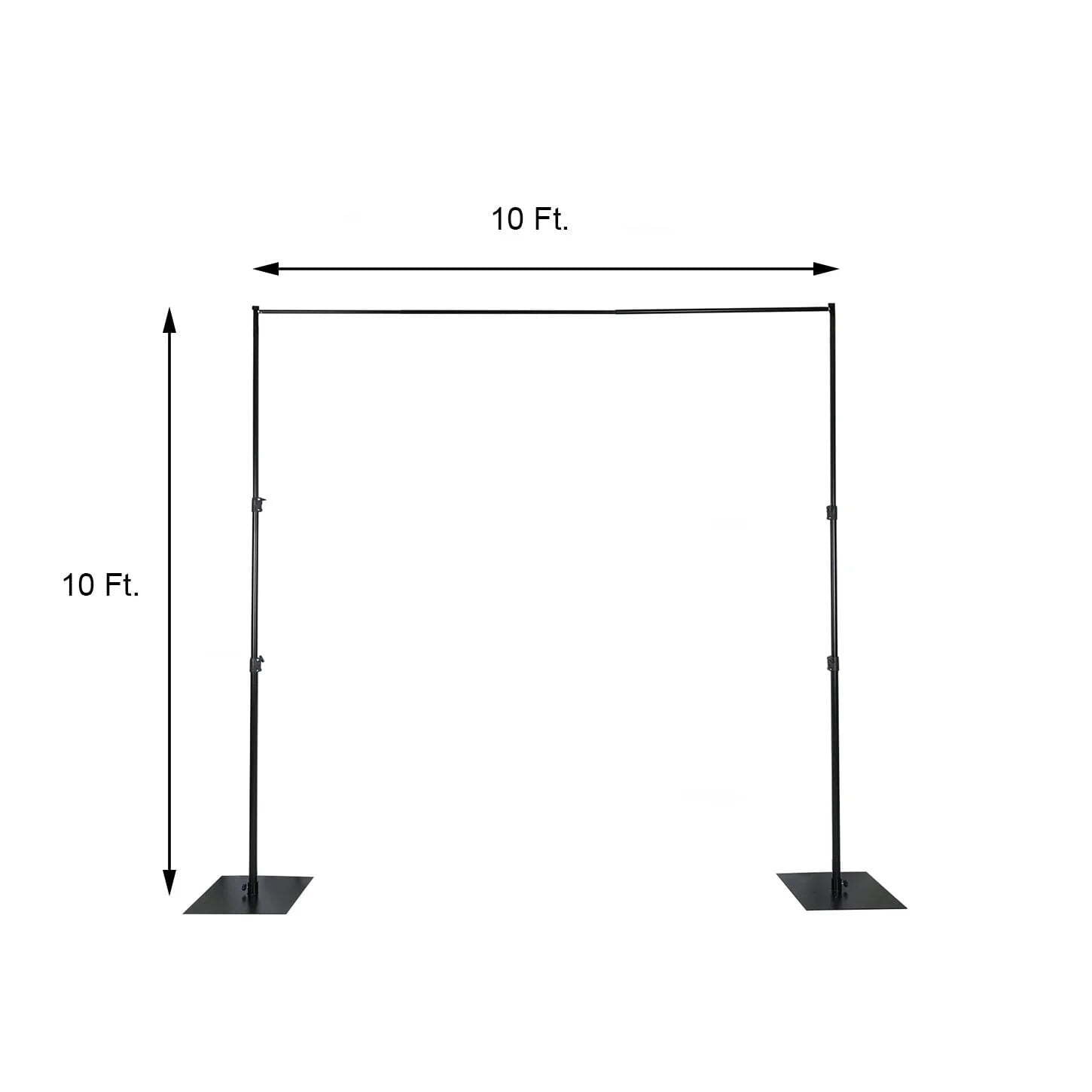 Pipe and Drape Kit comes with a heavy-duty backdrop stand, featuring a ...