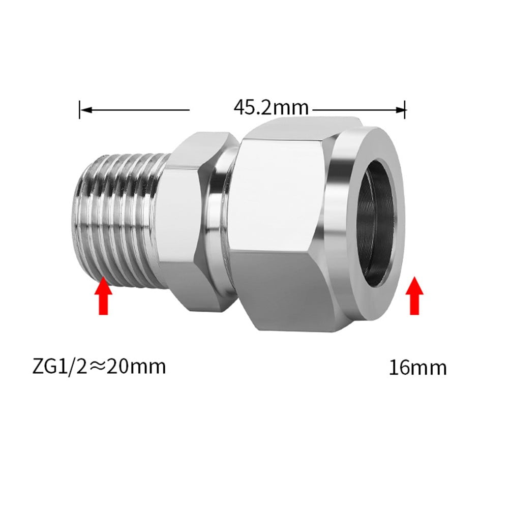 Pipe ferrule 304 stainless steel joint threaded ferrule straight ...