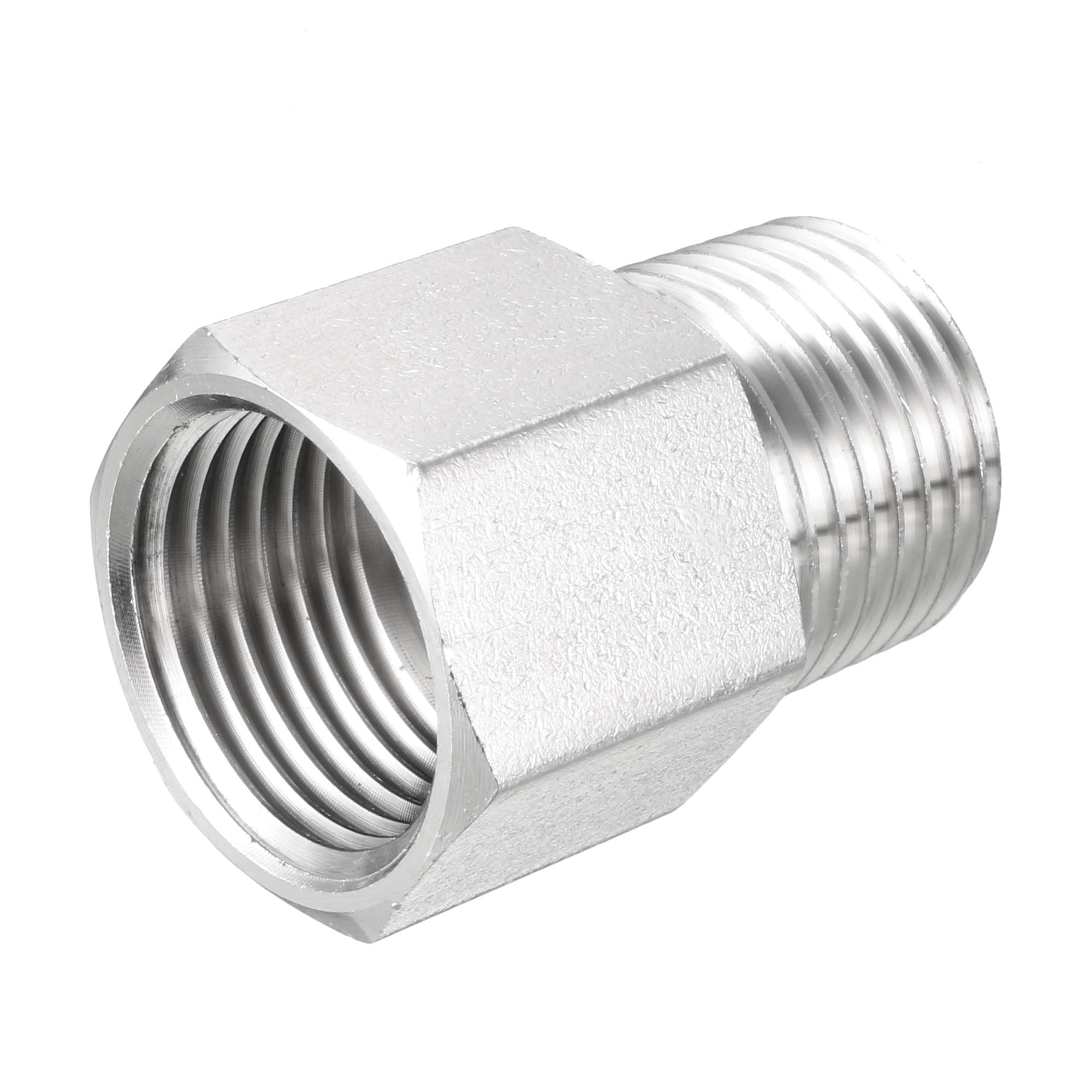 Pipe to Fitting Adapter, Pressure Gauge Adapter 1/2 NPT Male Pipe x 1/2 ...